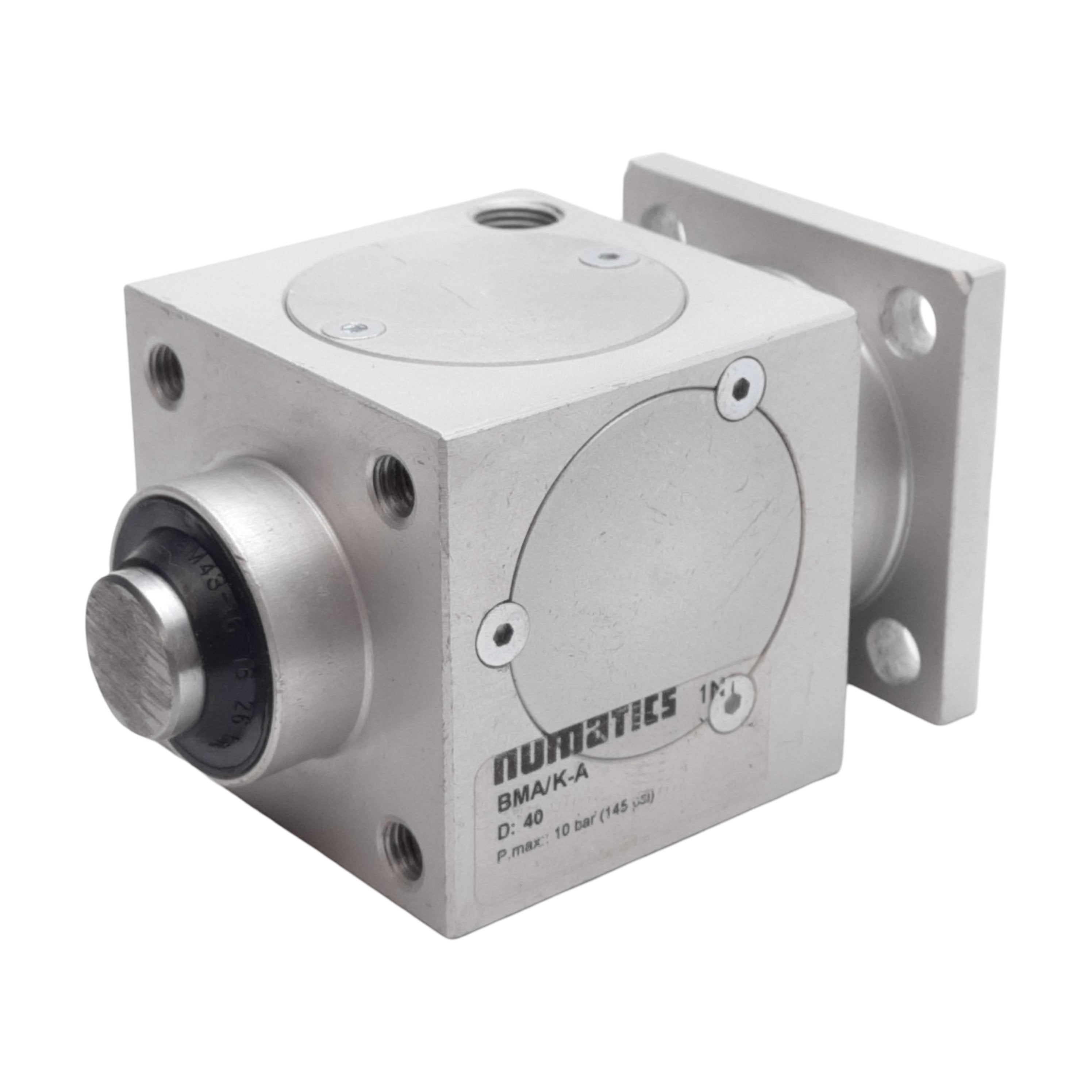 Numatics BMA/K-A Rod Locking Cylinder, ø1-1/2in Bore, 145PSI, 1/8in NP ...