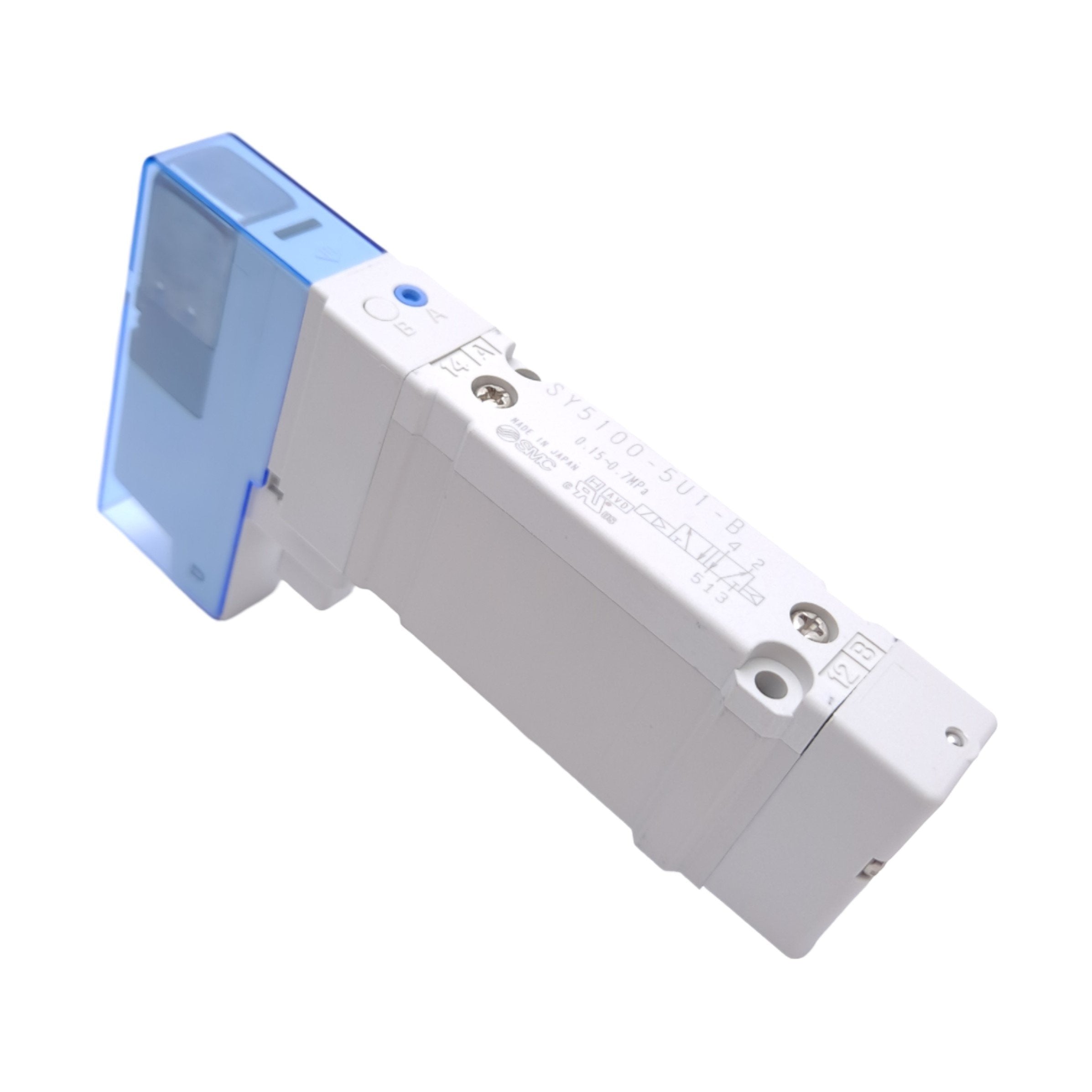 SMC SY5100-5U1-B Solenoid Valve, 2-Position Single, 0.15-0.7MPa, 24VDC ...