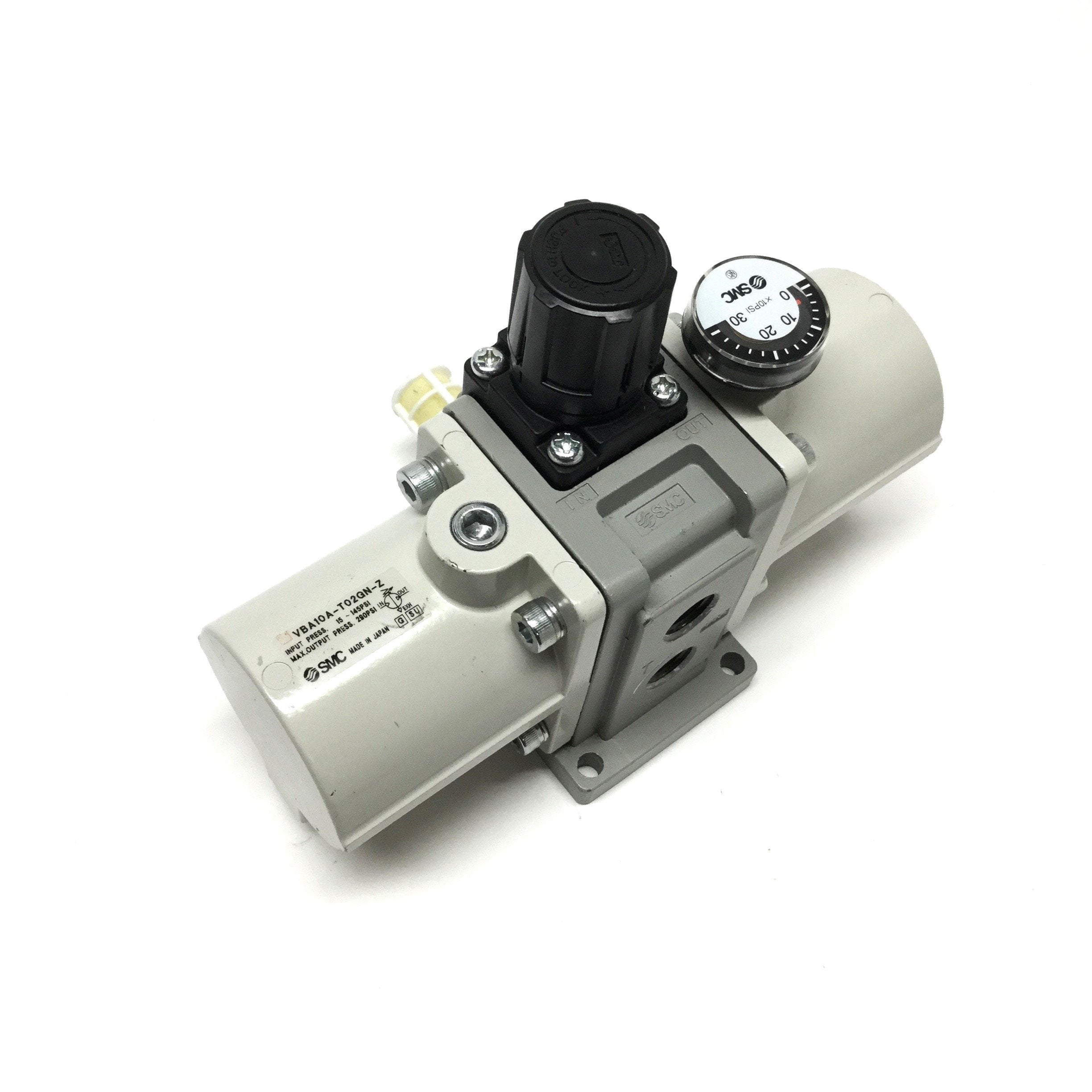 SMC VBA10A-T02GN-Z Booster Regulator 15-145psi, 2x Pressure Ratio, 290 ...