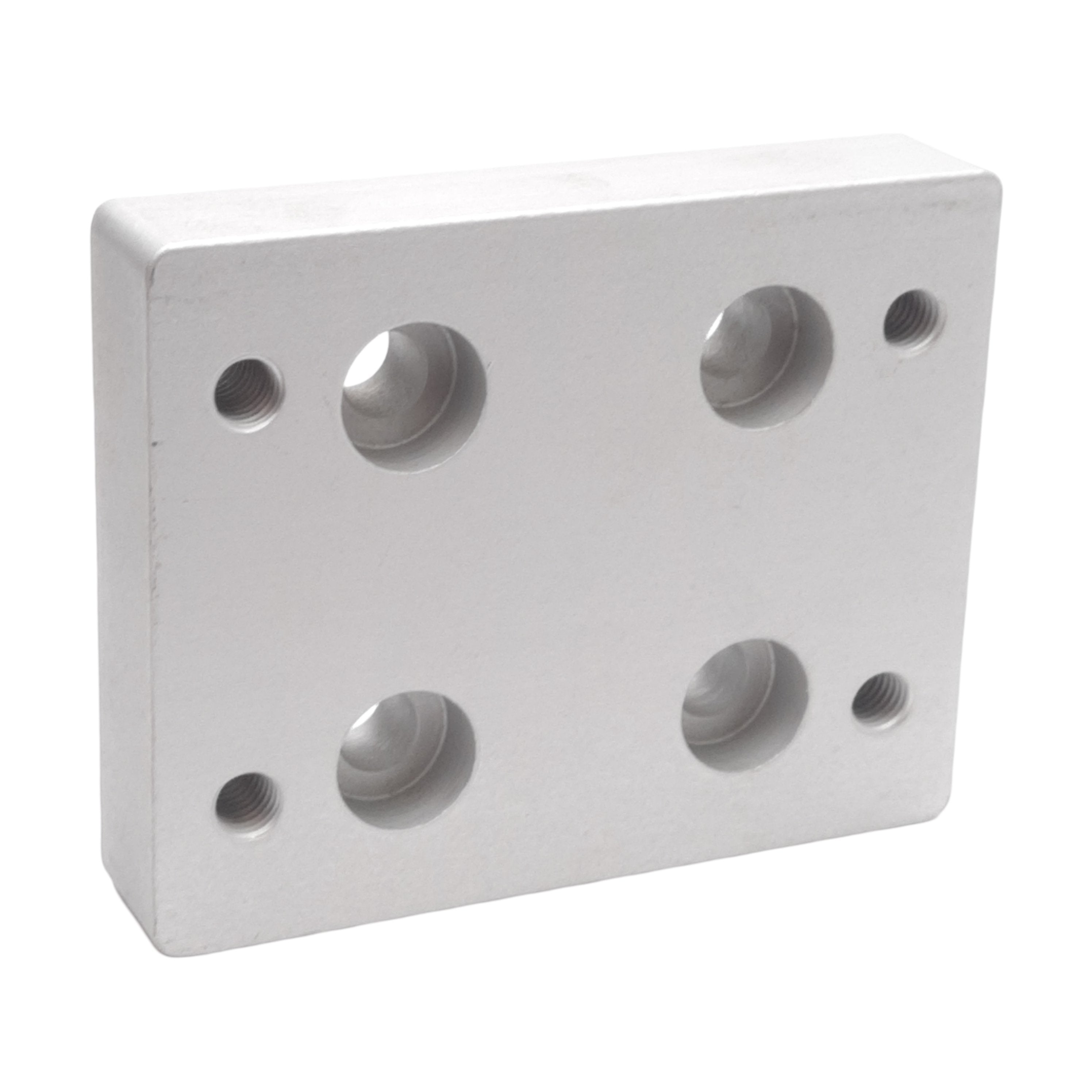 Tslots 655281 Flange Mount Caster Base Plate, Series 15, 3.75in x 3in ...