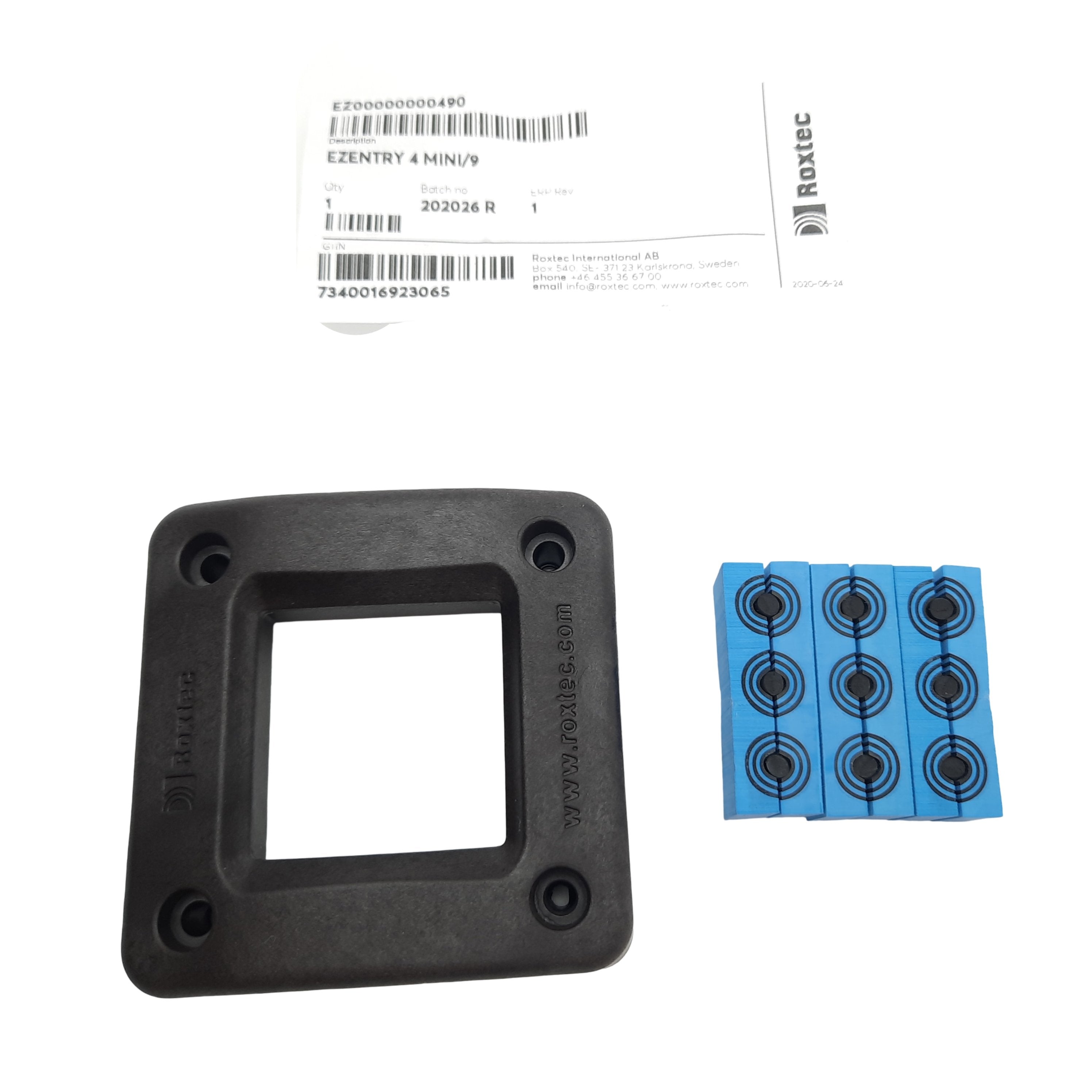 Roxtec EzEntry 4 Mini/9 EZ00000000490 9 Cable Entry Seal, 3.5-10.5mm C ...