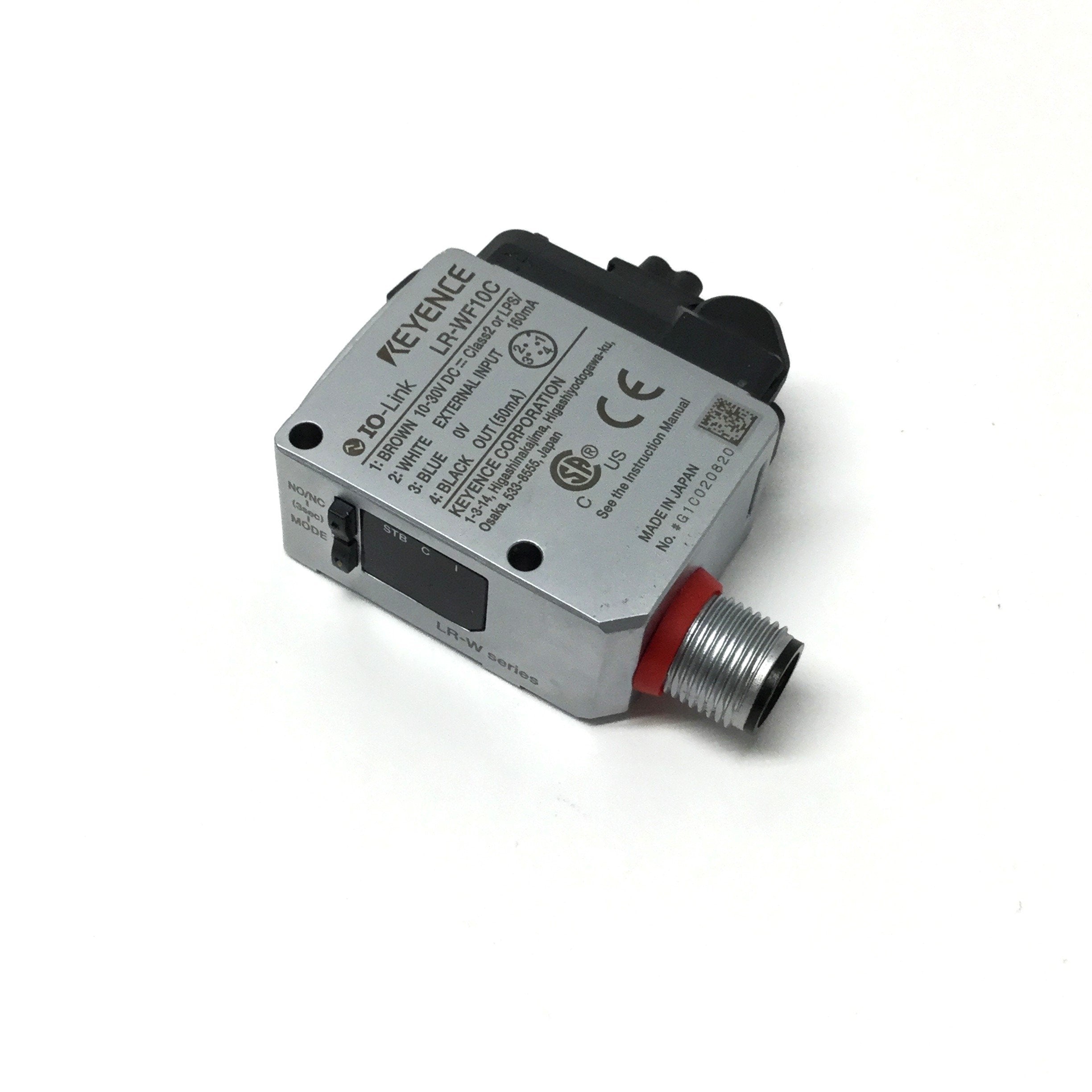 Keyence LR-WF10C Full-Spectrum Detection Sensor, Fiber Type, White LED ...