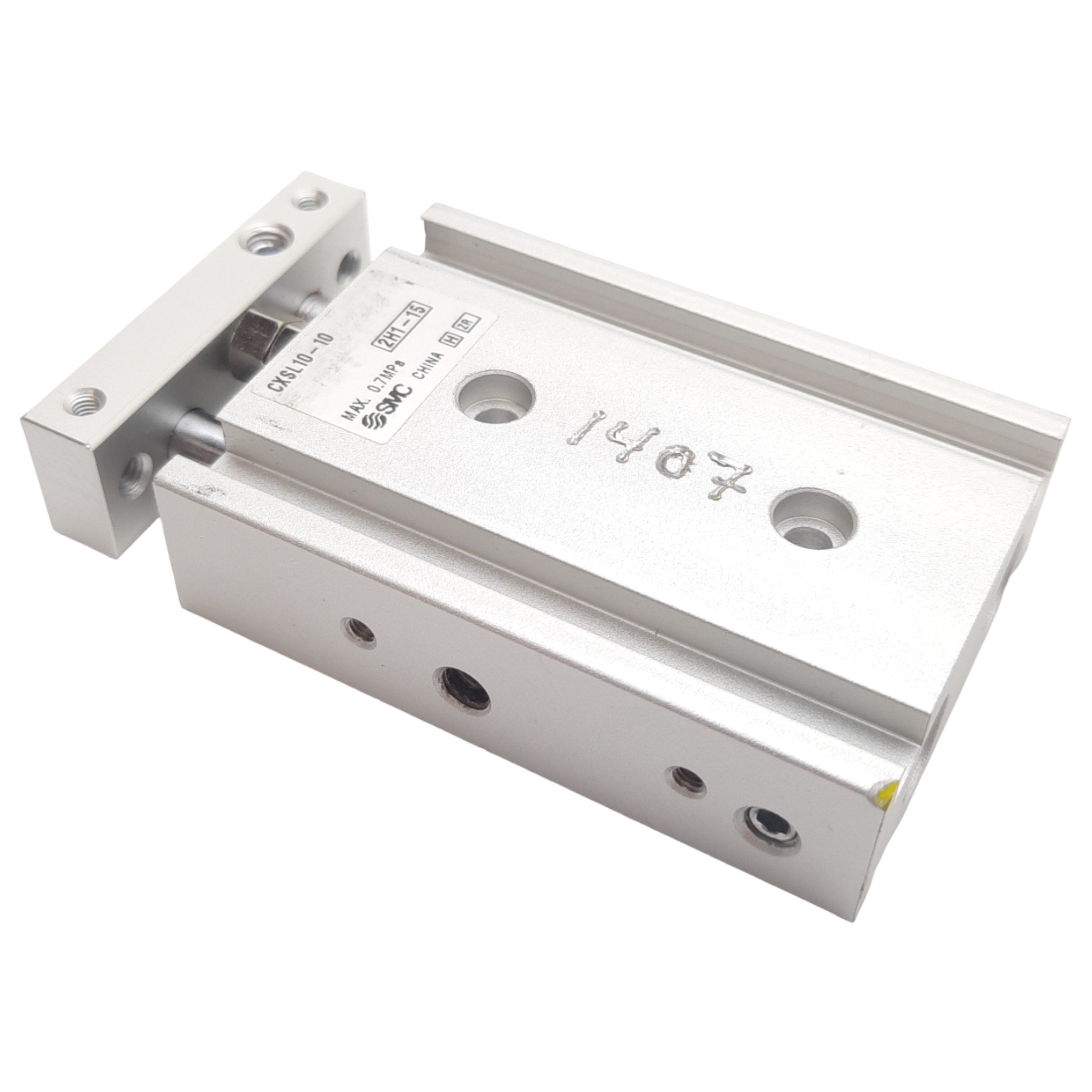 SMC CXSL10-10 Guided Cylinder, ø10mm Bore, 10mm Stroke, 0.7MPa, M5 Por ...