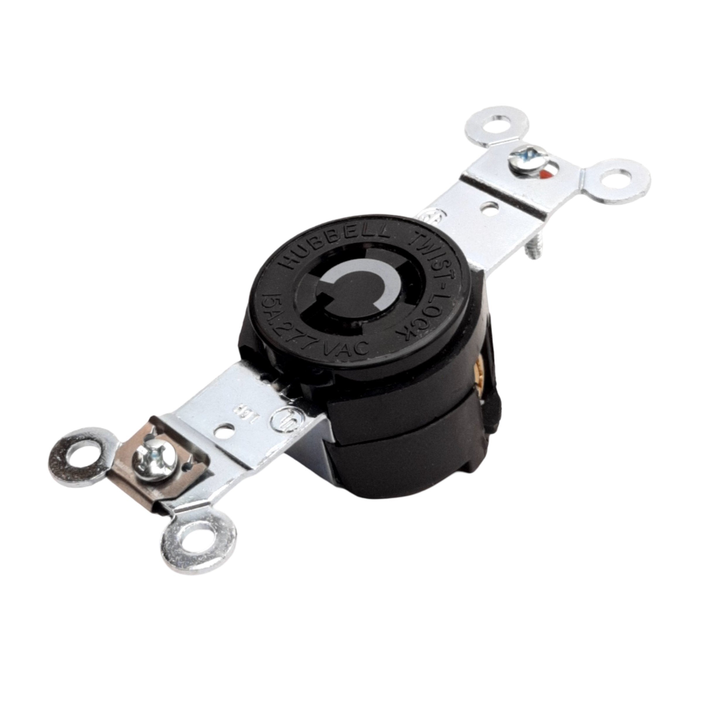 Hubbell HBL4760 Twist-Lock Receptacle, 2-Pole, 15A 277VAC, NEMA L7-15R ...