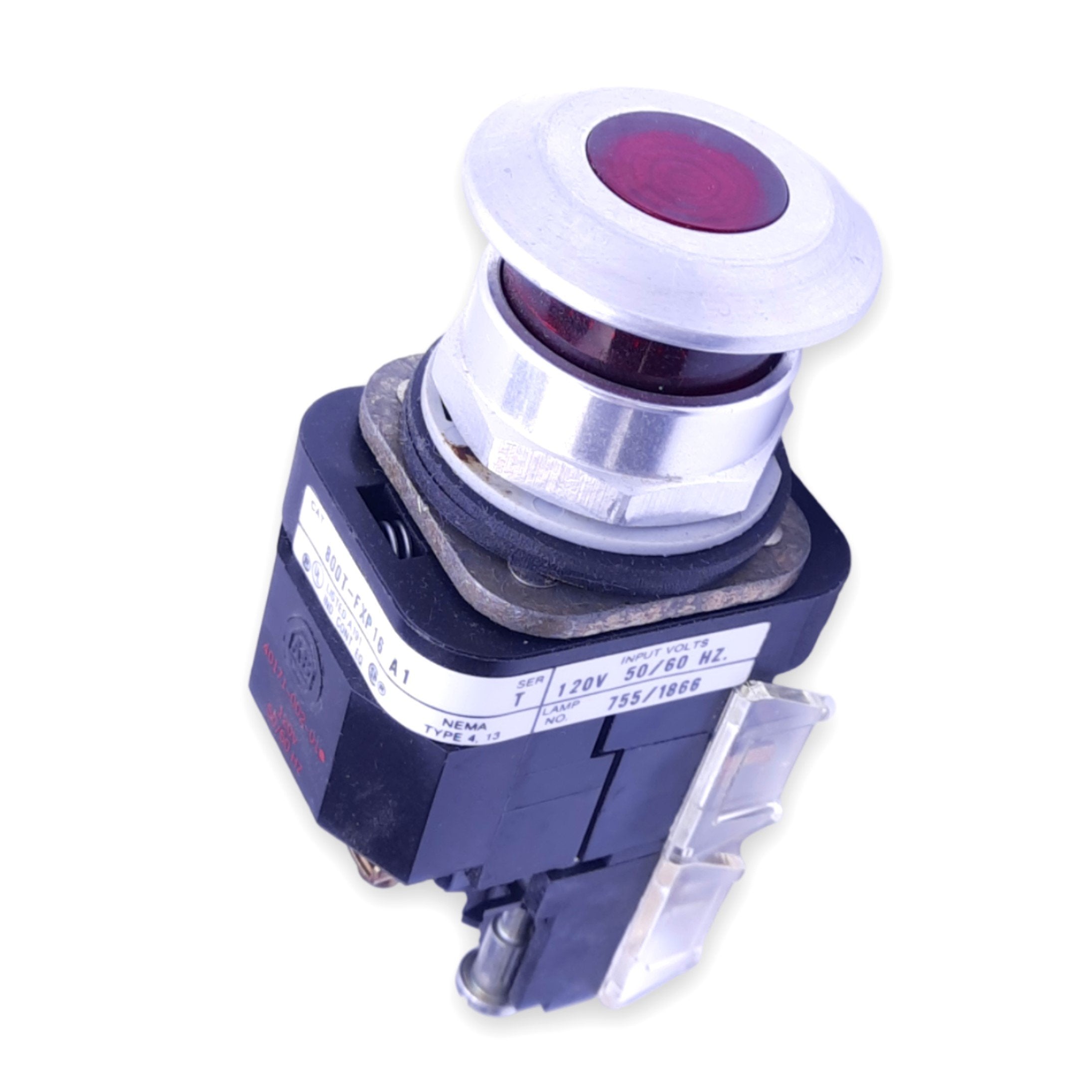 Allen Bradley 800T-FXP16 A1 Push/Pull E-Stop Switch, ø30mm, 1NCLB 1NO ...