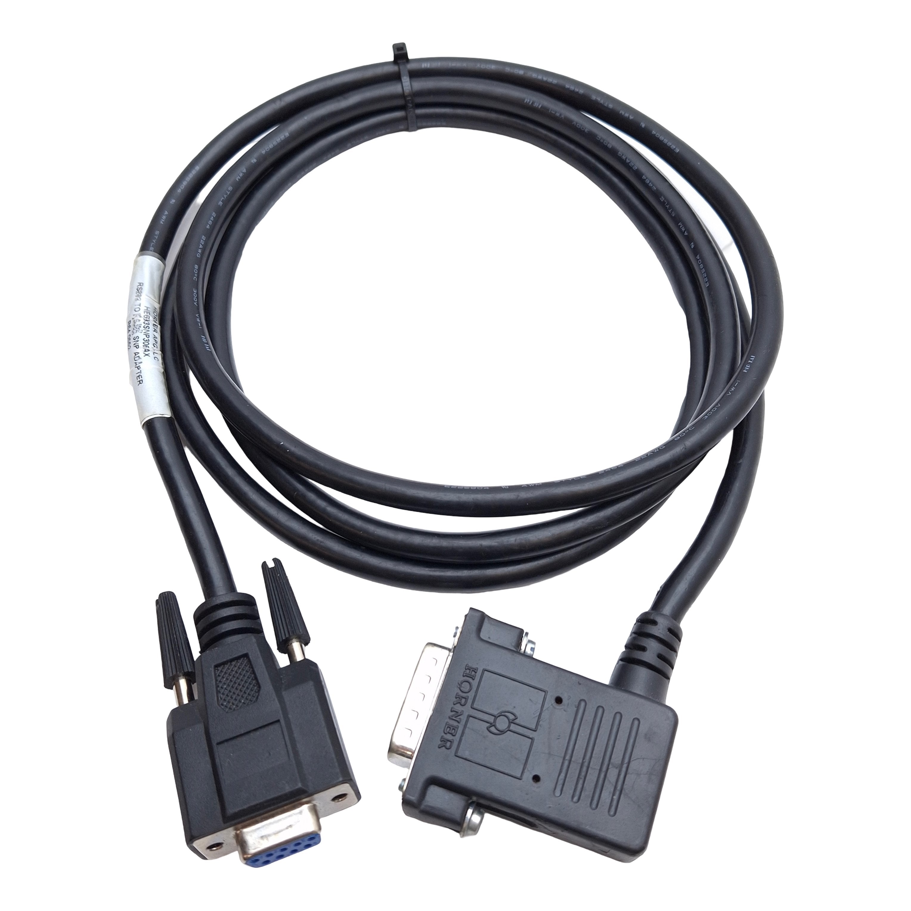Horner HE693SNP306AX RS-232 to RS-485 SNP Adapter Cable, DB9F to DB15M ...