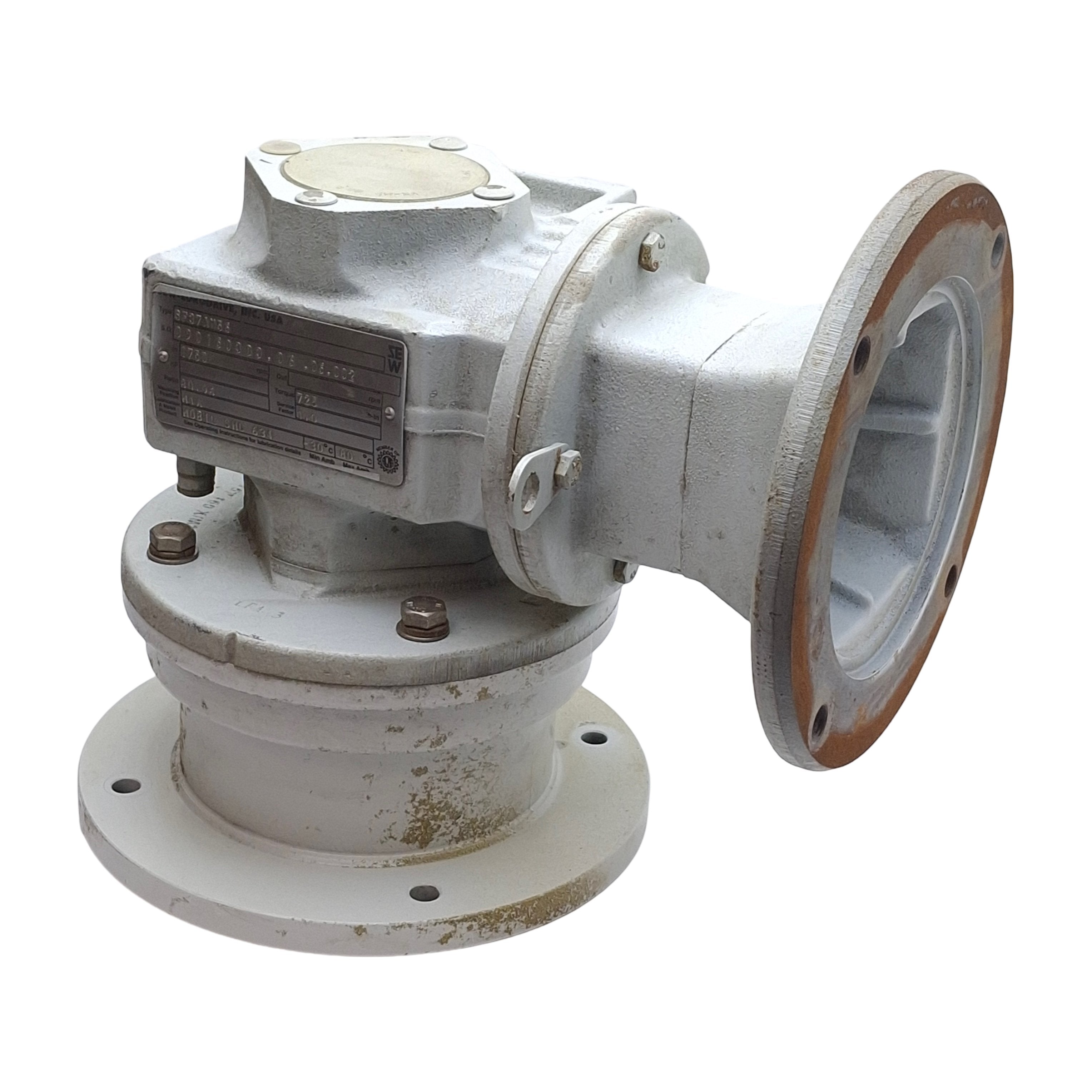 Sew-Eurodrive SF37AM56 Gear Reducer, 80.96:1 Ratio, 1750rpm Input, 725 ...