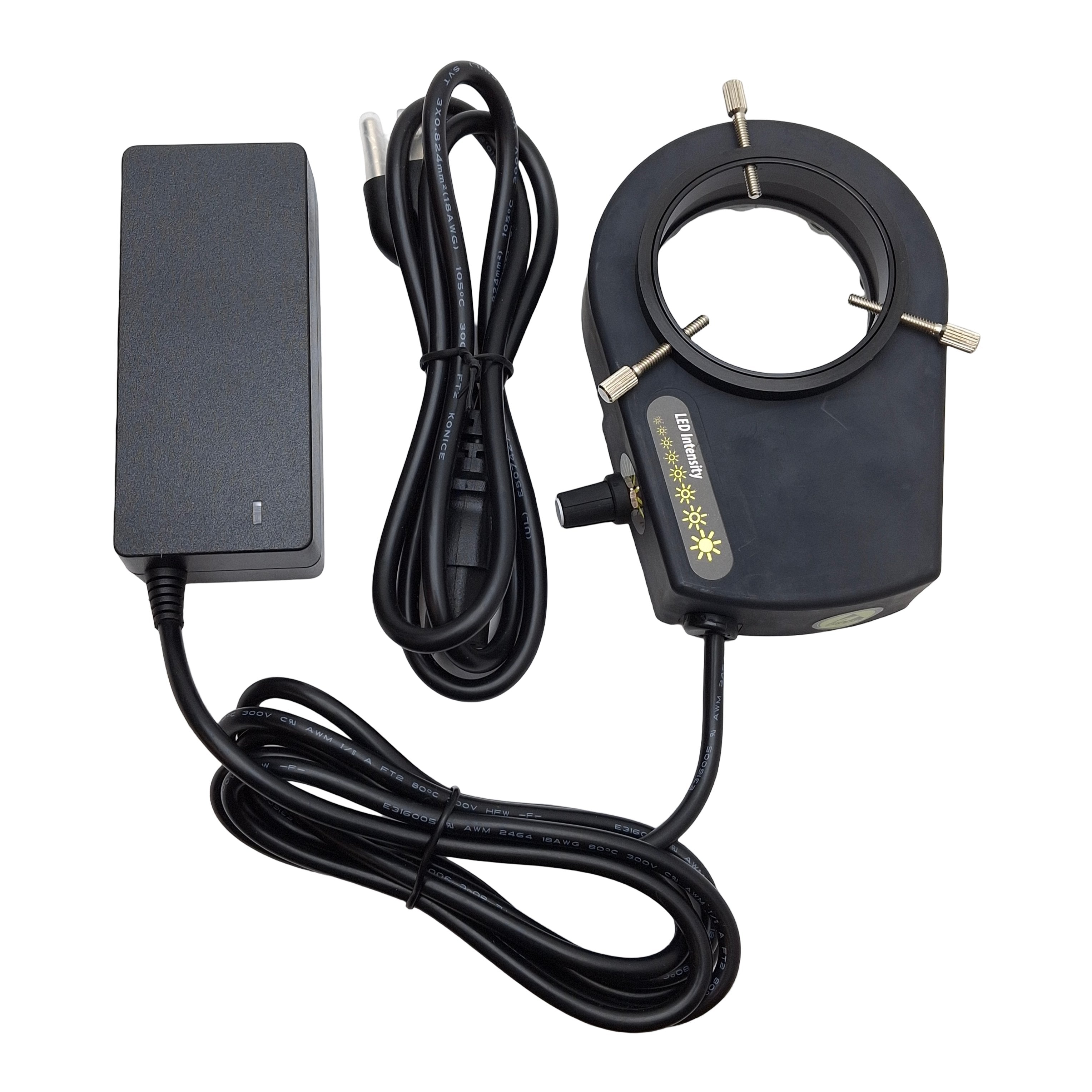 Micro-Lite LV2000-B LED Microscope Ring Light, White, ø60mm ID, 100-24 ...