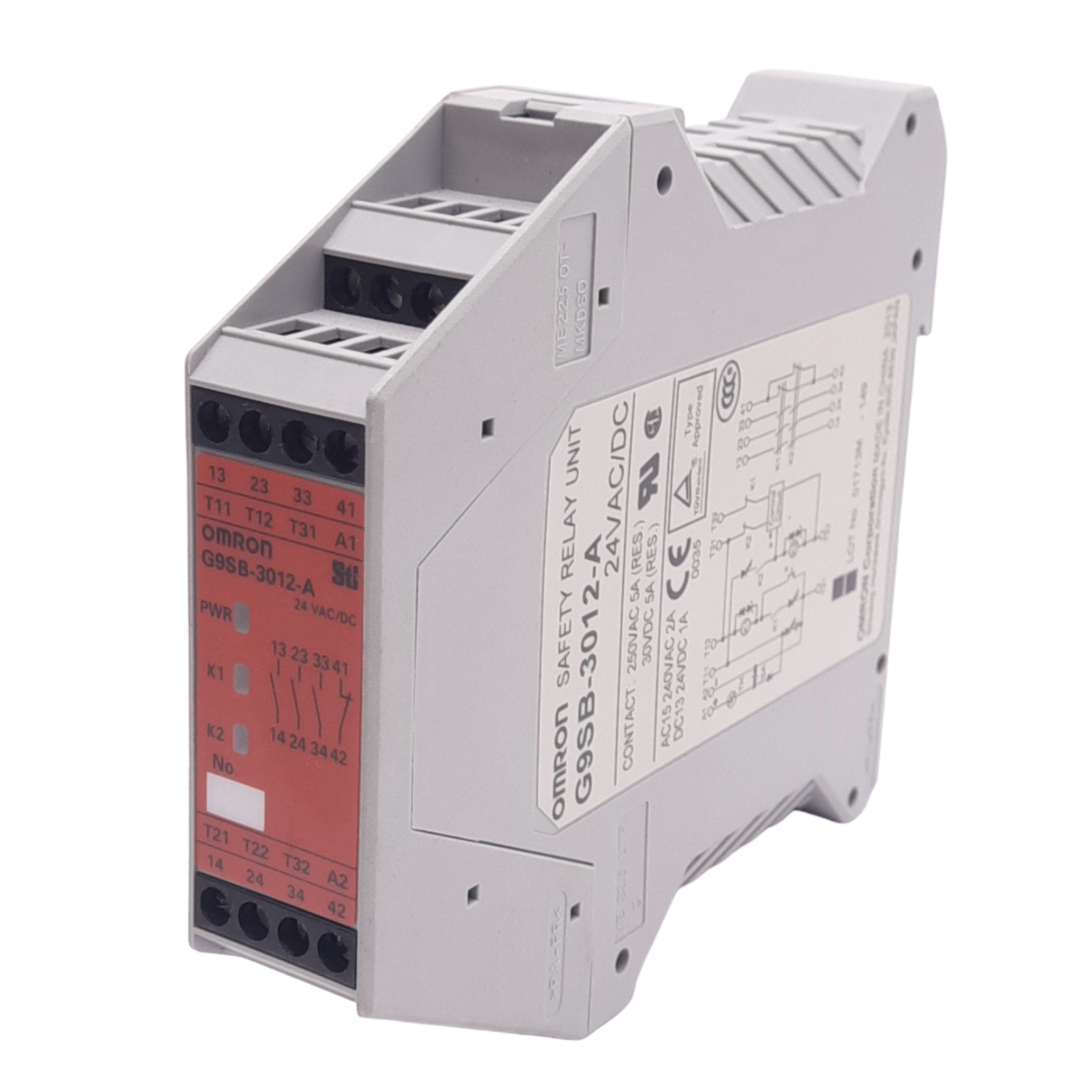 Omron G9SB-3012-A Safety Relay Unit, 3PST-NO, 1NC Aux, 2 Safety Inputs ...