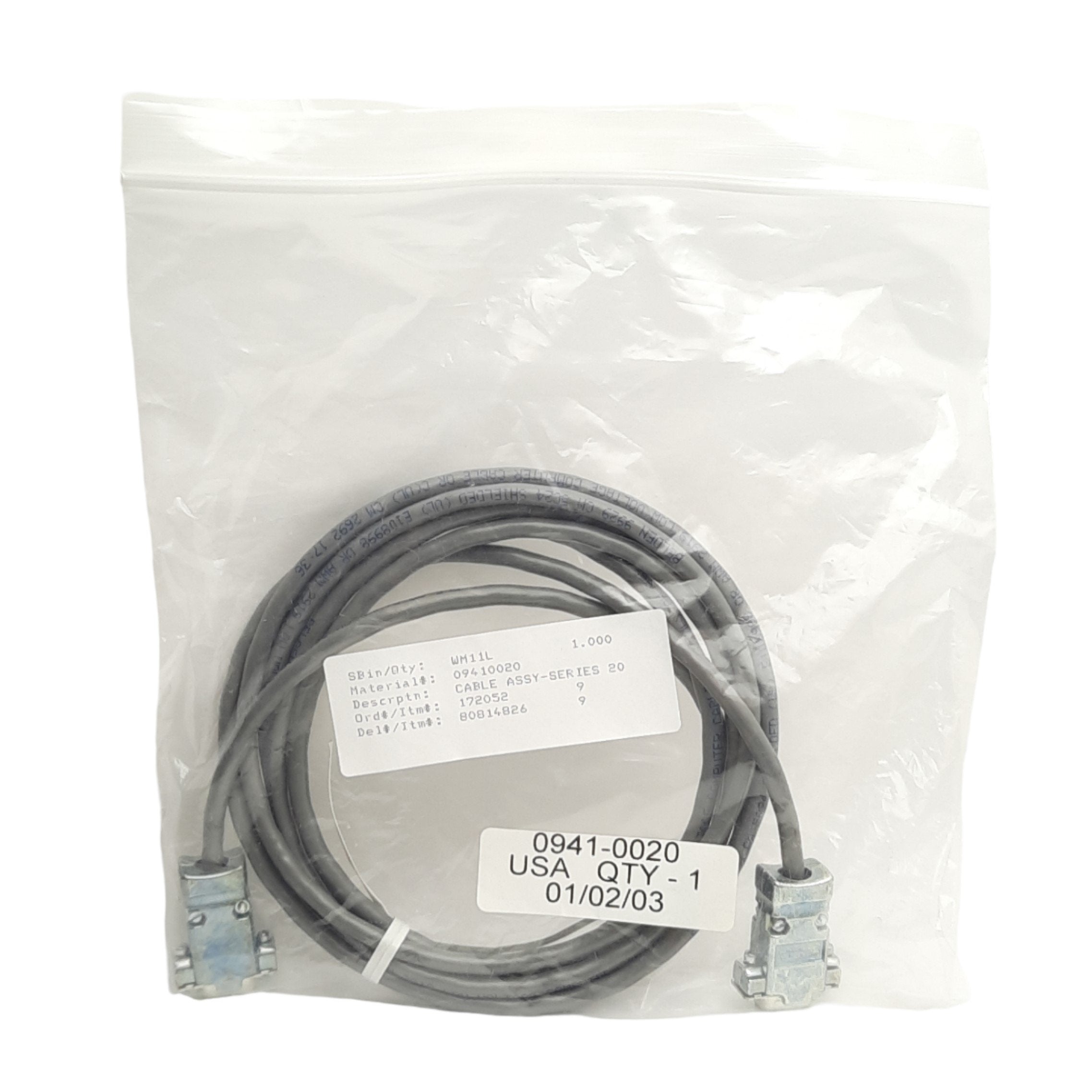 APC 941-0020 Serial Communication For UPS RS232, DB9F to DB9M, 6ft Len ...