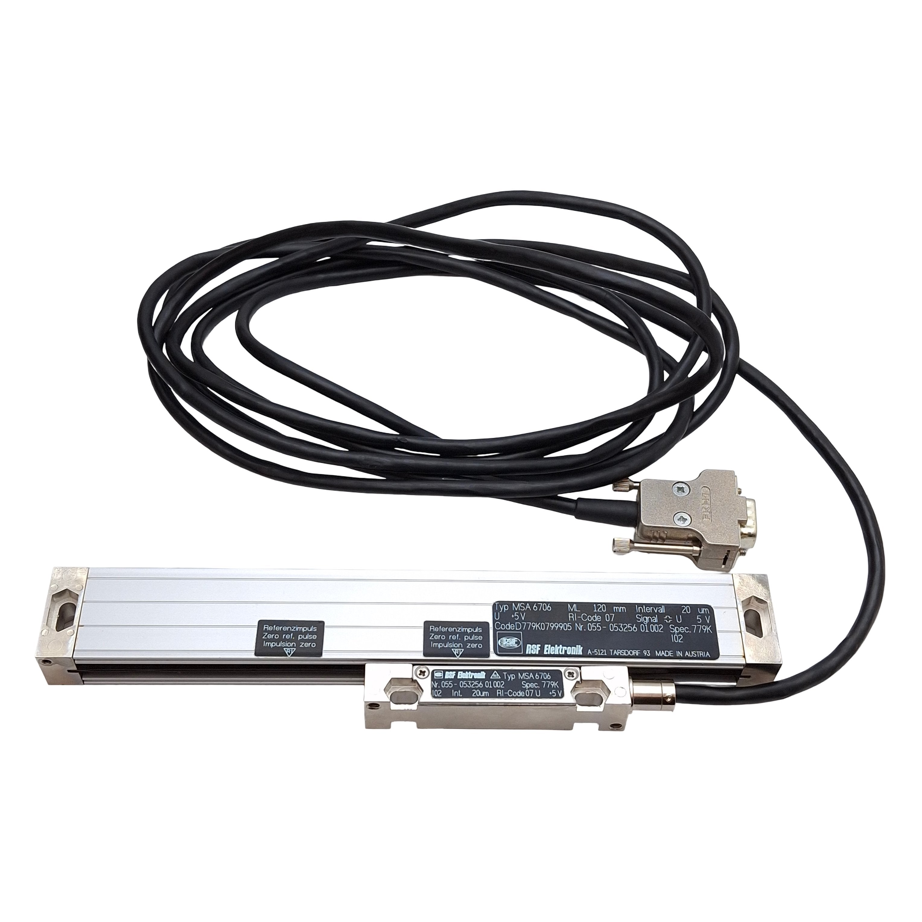 RSF Elektronik MSA 6706 Linear Encoder, 120mm, ±5µm Accuracy, Square W ...