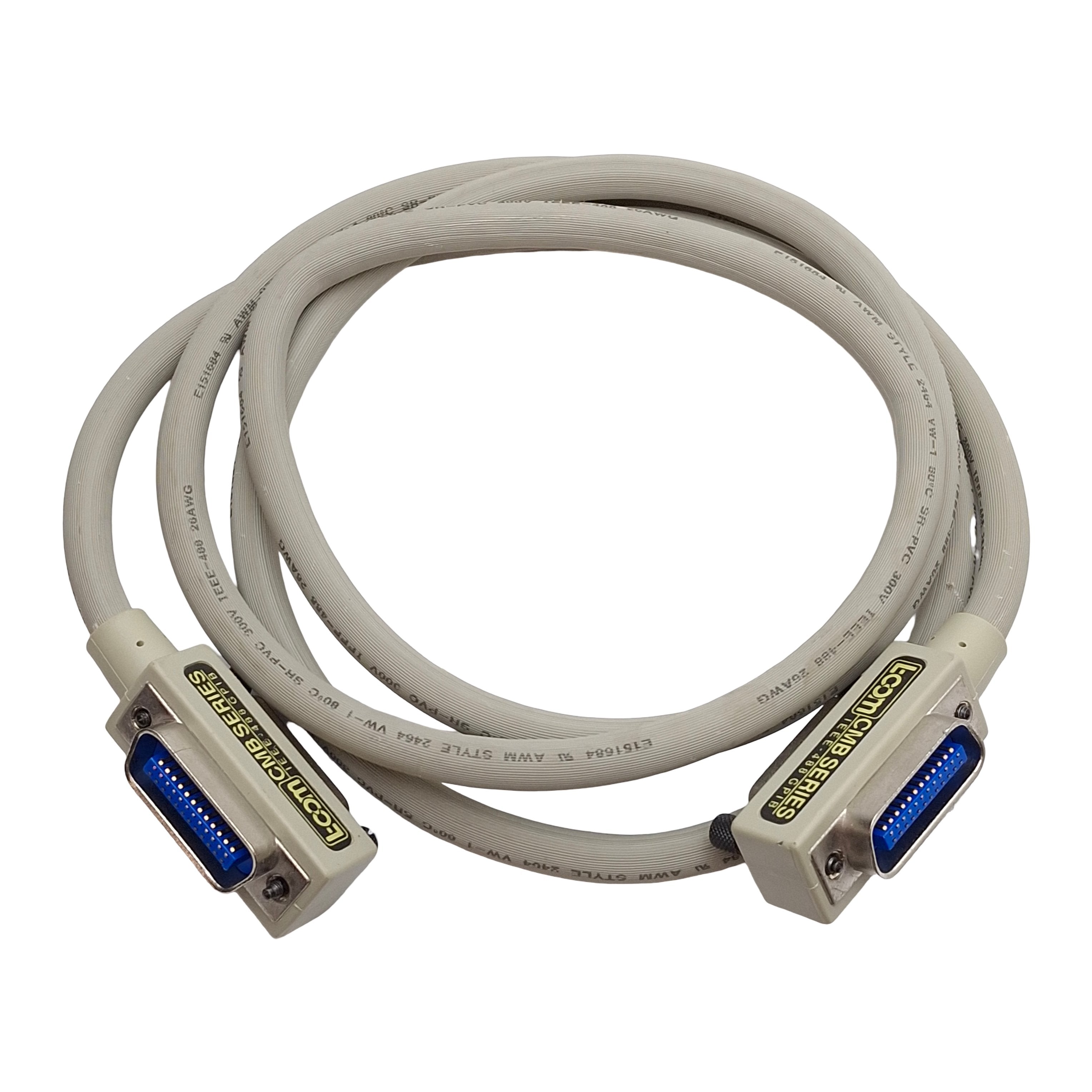 L-Com CMB24-2M Molded IEE-488 GPIB Cable Assembly, 24-Pin, Shielded, 2 ...