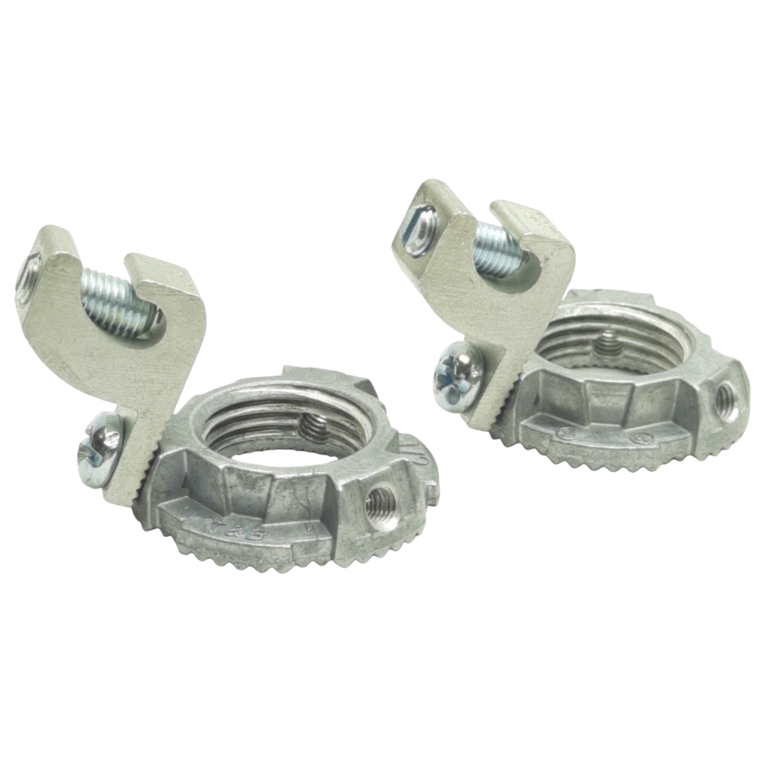 Lot of 2 Thomas & Betts L050GRL Grounding Locknut #10, 1/2 Trade Size ...