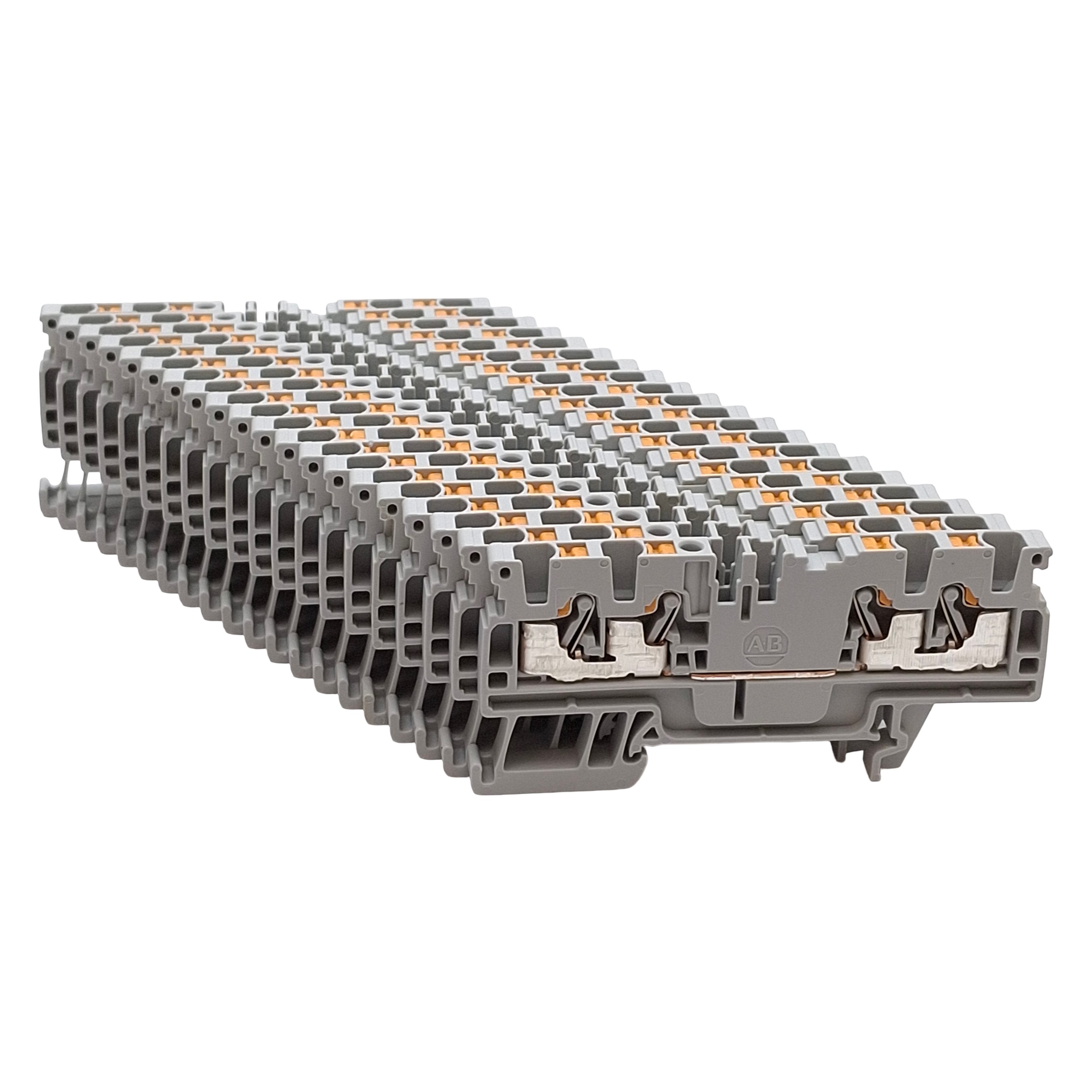 Lot of 20 Allen Bradley 1492-P3Q Terminal Block 4-Position 5.1mm 600VA ...