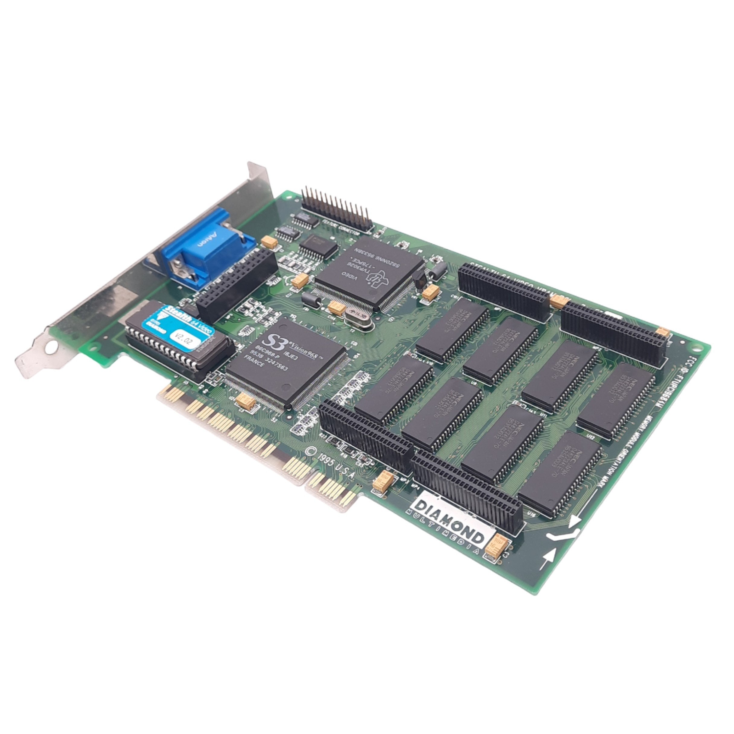 Diamond Stealth 64 PCI v2.02 Rev E3 Video Card, S3 Vision968, 4MB VRAM ...
