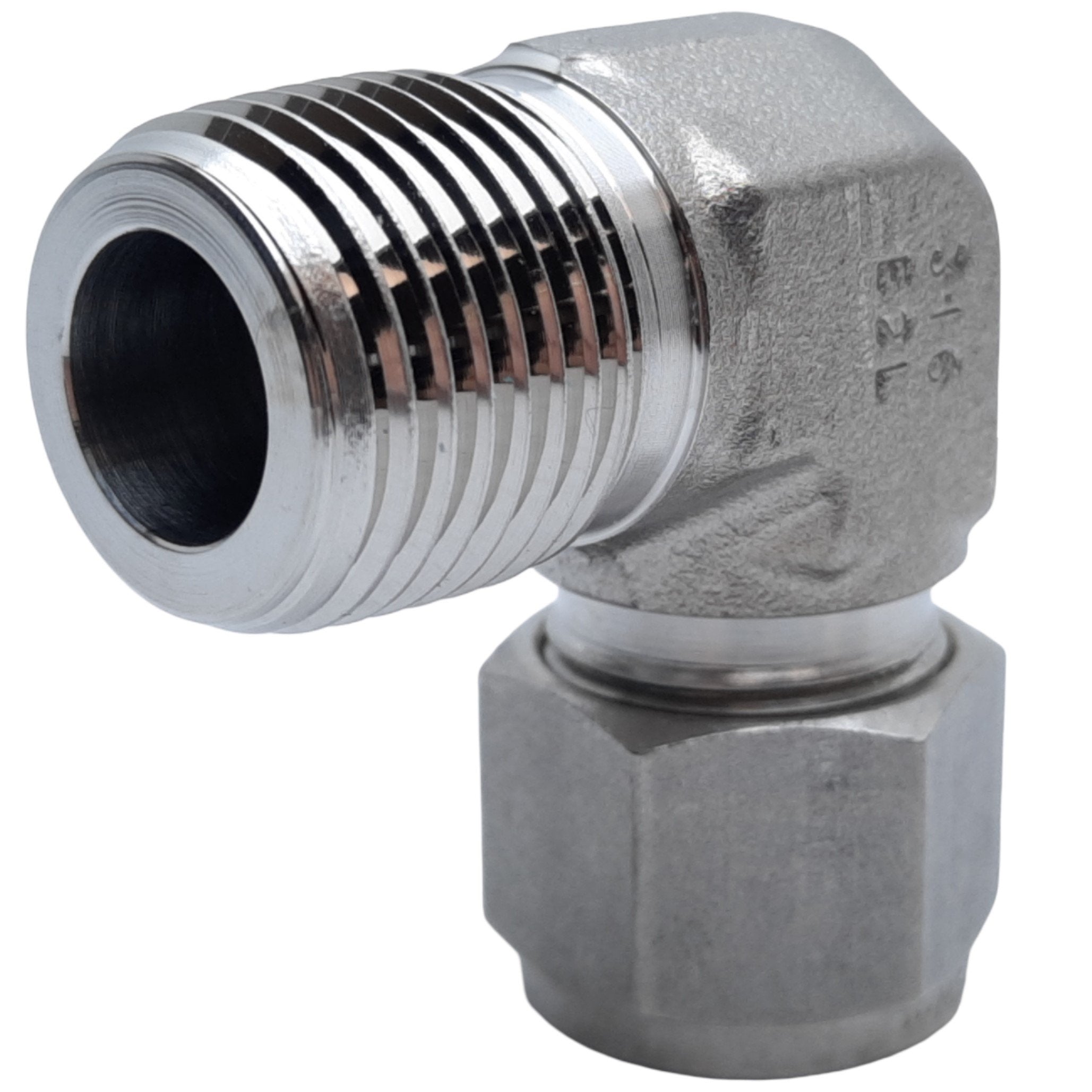 Swagelok SS-810-2-8 Elbow Tube Fitting 90°, Stainless Steel, ø1/2" NPT ...