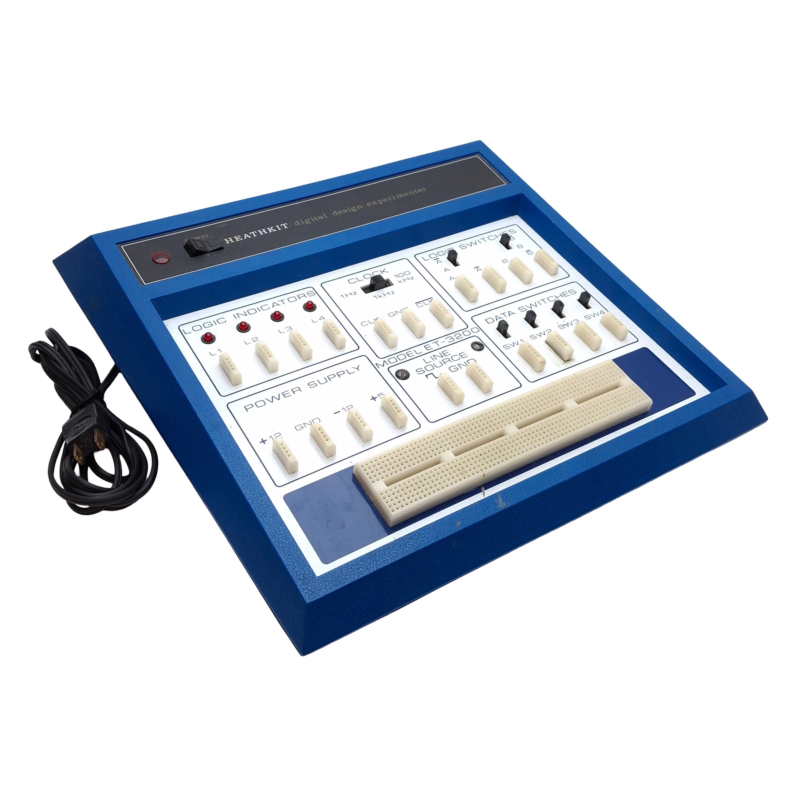 Heathkit ET-3200 Digital Design Experimenter Laboratory Breadboard, 12 ...