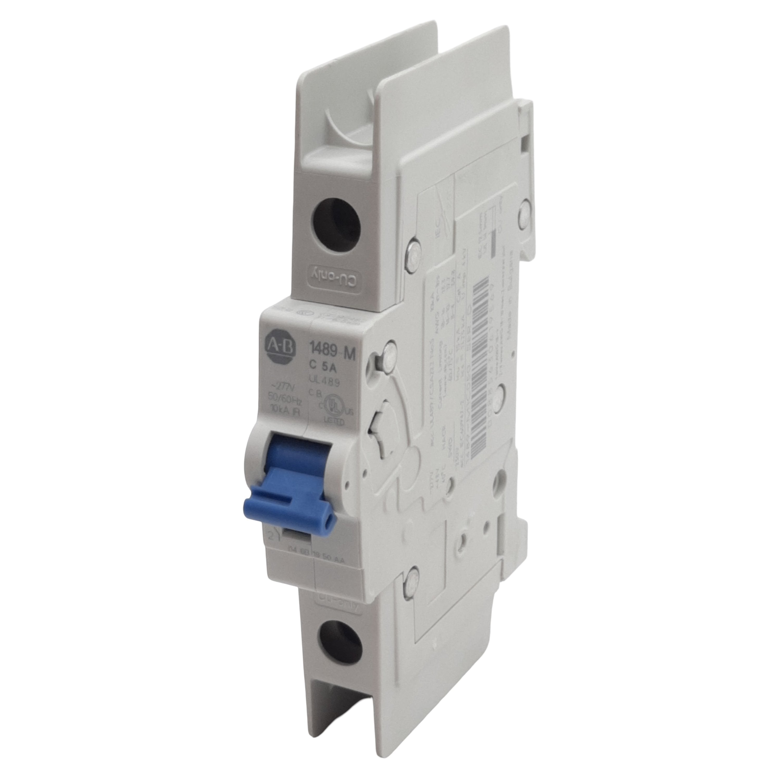 Allen Bradley 1489-M1C050 Circuit Breaker, 1-Pole, 5A 48VDC/277VAC, DI ...