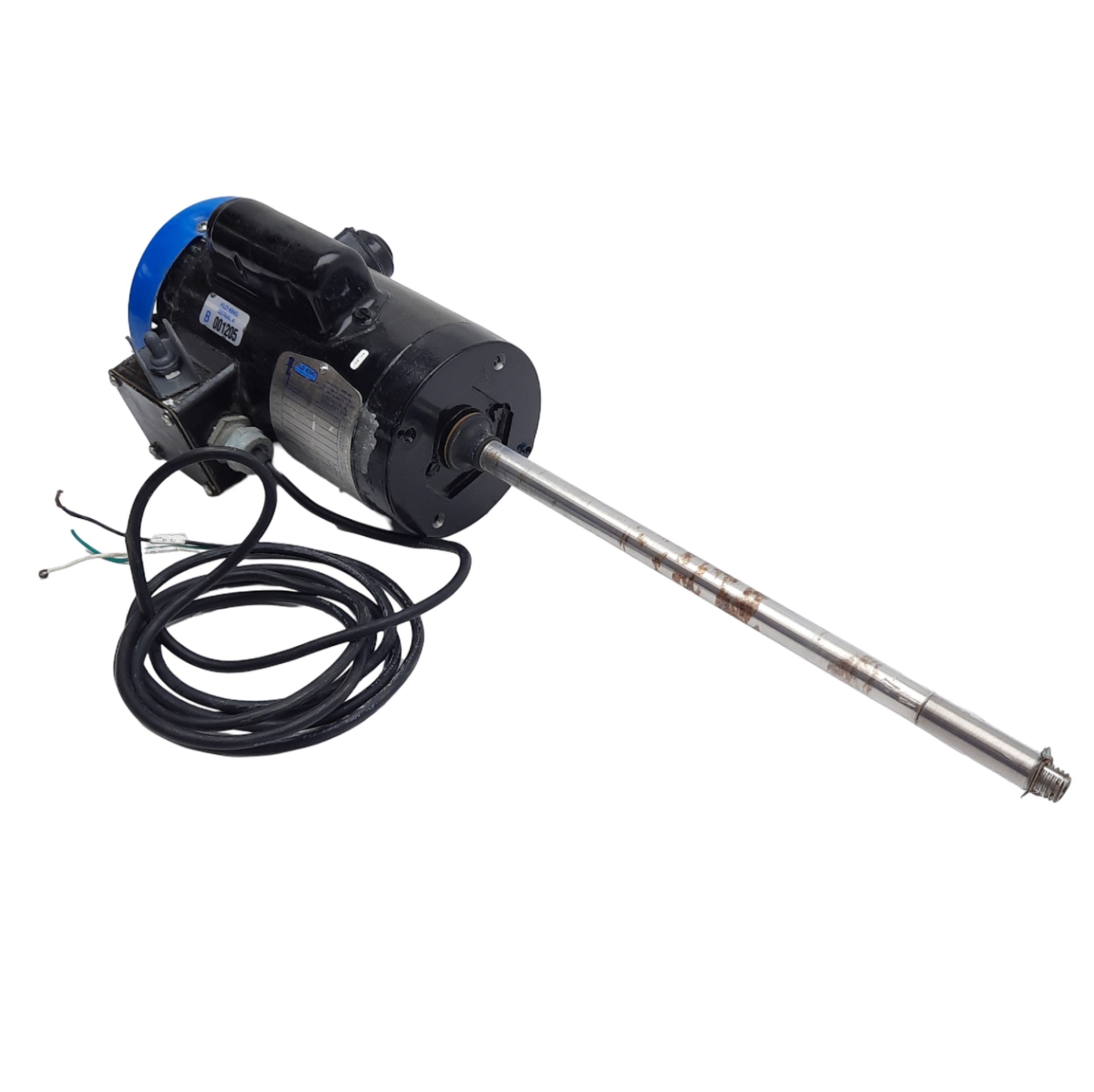 Flo King BX3000 Immersion Pump Motor 1/3HP, 110/220 115/230VAC, 13.75i ...