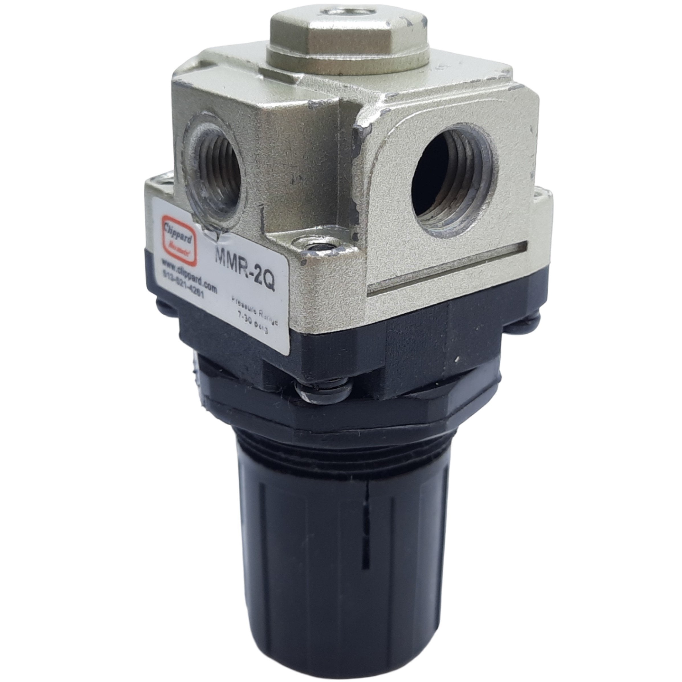 Clippard MMR-2Q-P30 Air Regulator, Port 1/4" NPT, Gauge Port 1/8" NPT ...