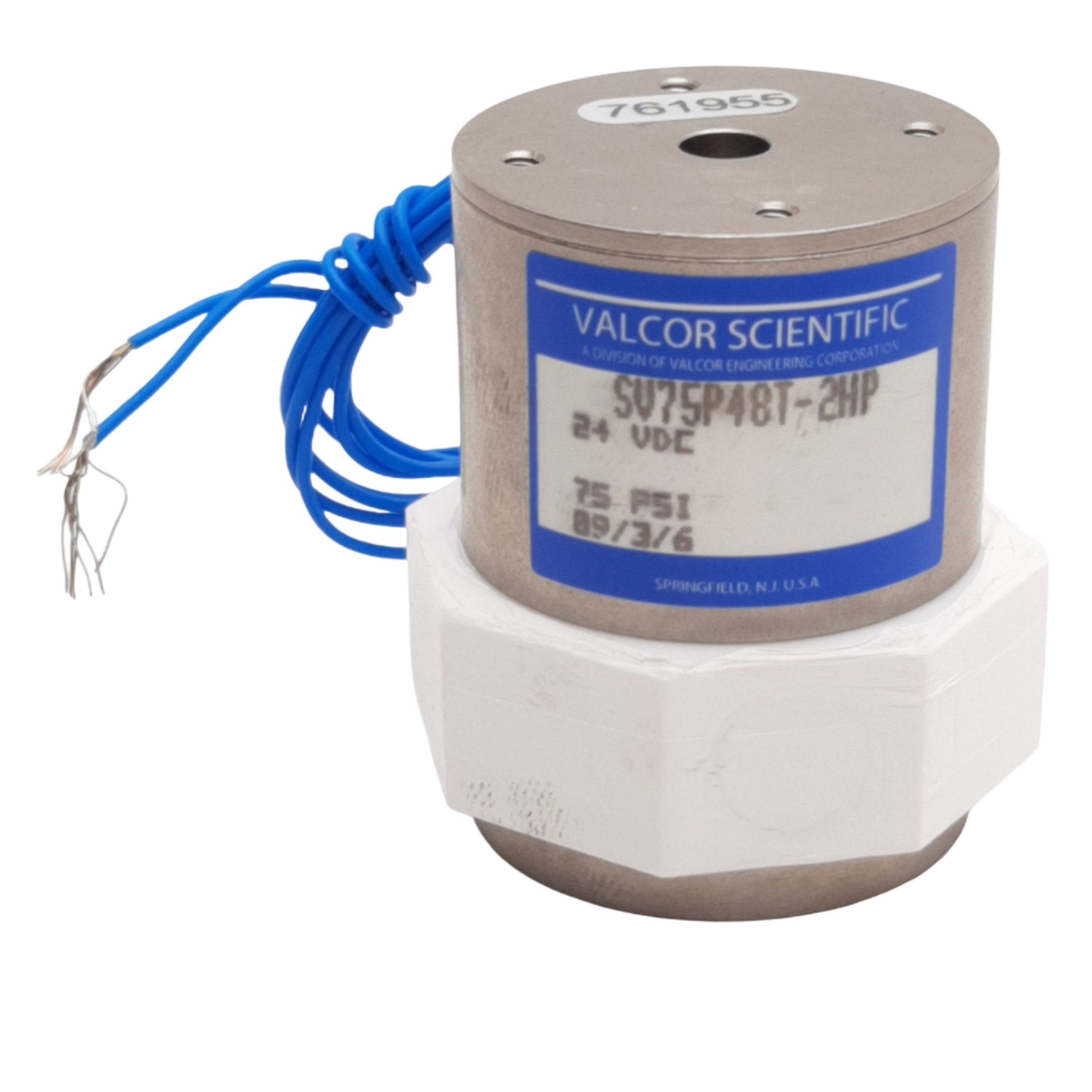 Valcor Scientific SV75P48T-2HP 3-Way Diaphragm Isolation Valve 1/8in N ...
