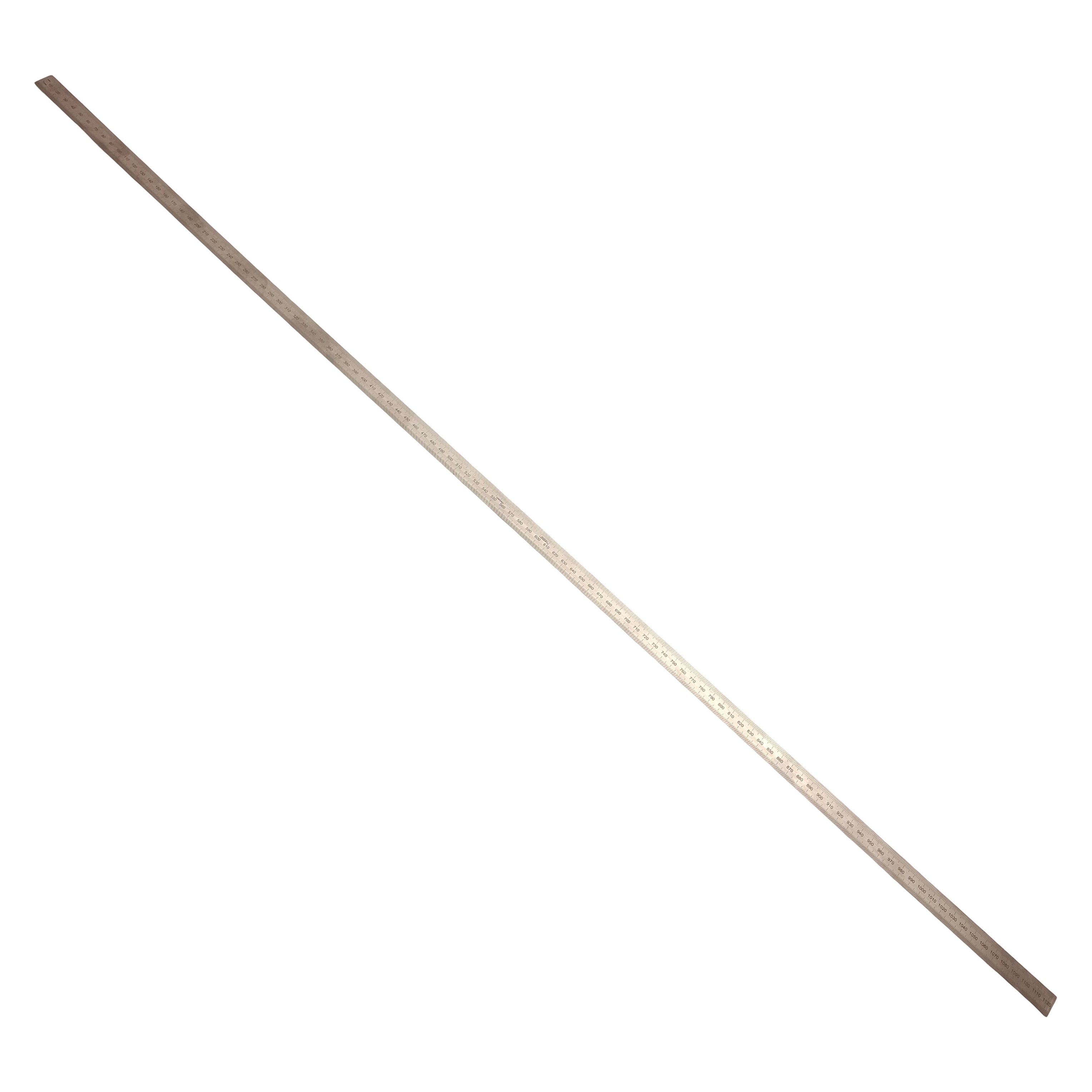 SPI 13-964-2 Flexible Steel Rule, Satin Chrome, 1125mm, 1mm & 1/2mm Gr ...