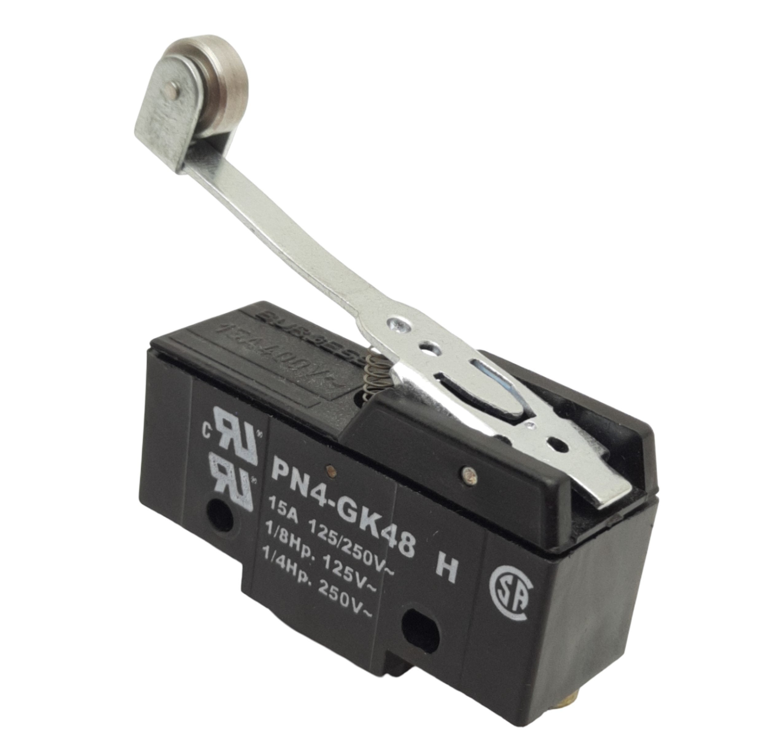 Johnson Electric PN4-GK48 Roller Action Limit Switch, 1NO/NC, 15A 125 ...