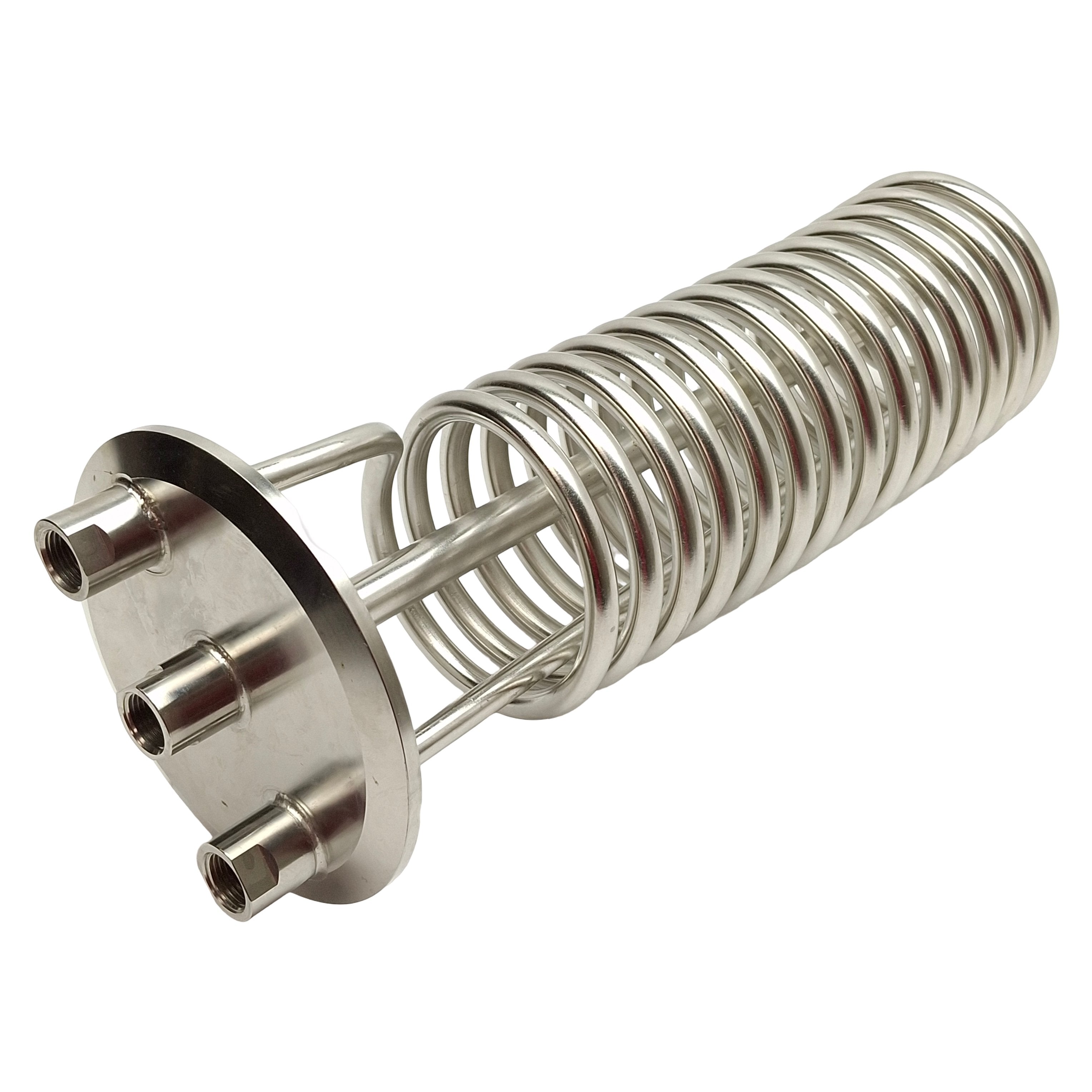 Stainless Steel Sanitary Heat Exchange Coil, 16in Coil, 6in Tri-Clamp ...