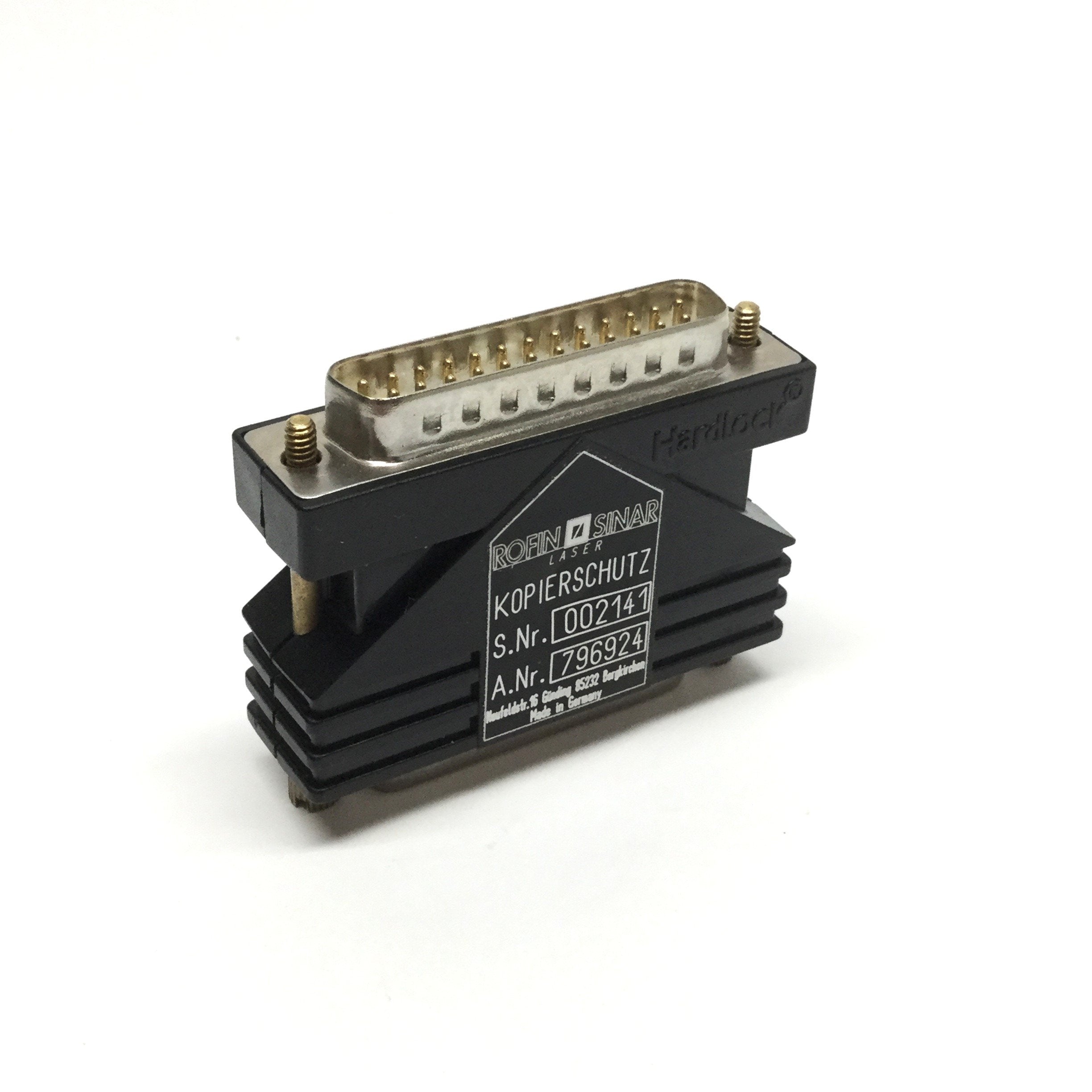Rofin Sinar 796924 PC Software Dongle 25-Pin Dsub from Powerline RSM 1 ...