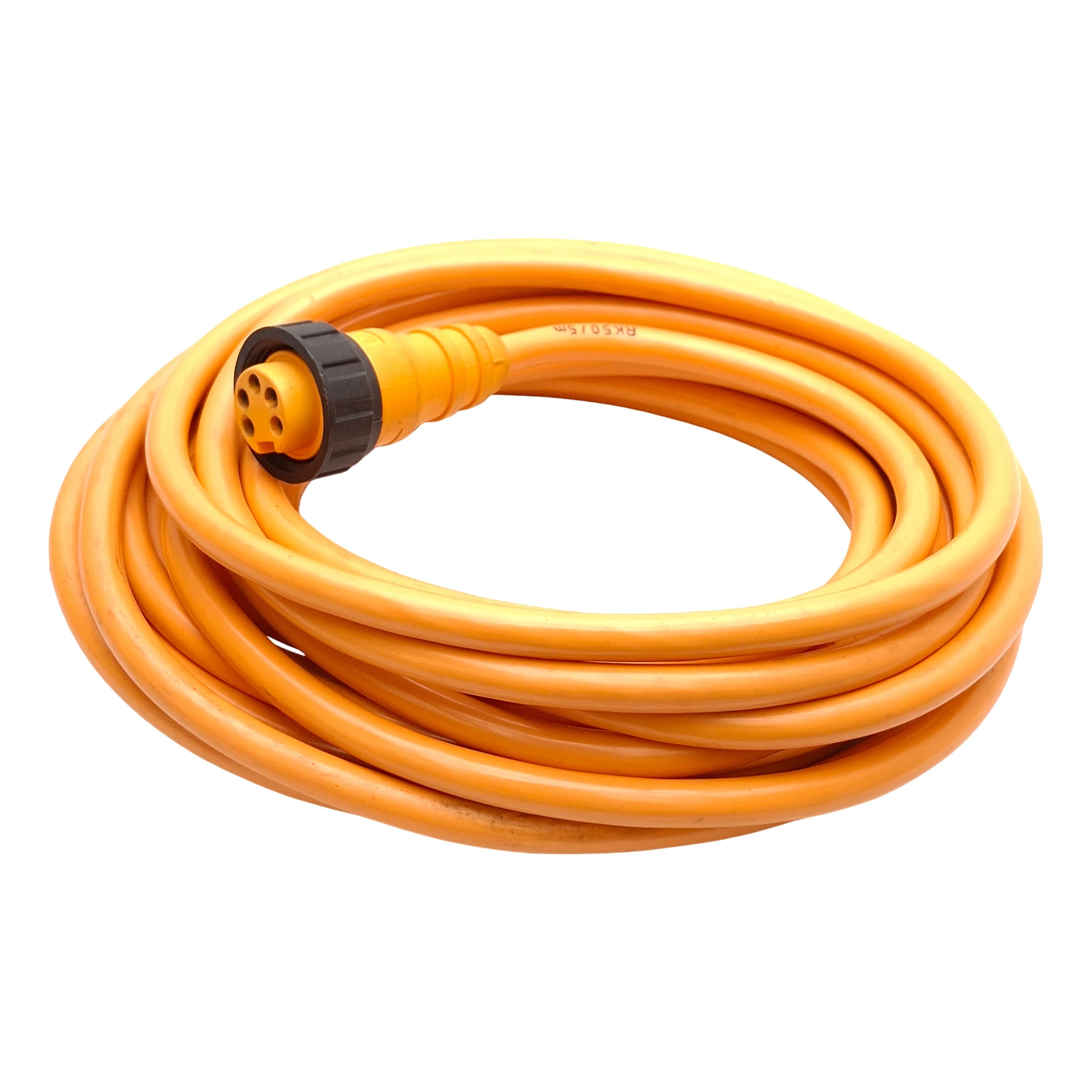 Lumberg RK50/5M Single-Ended Cordset, 600V 8A, 5-Pin Mini 7/8" Female ...