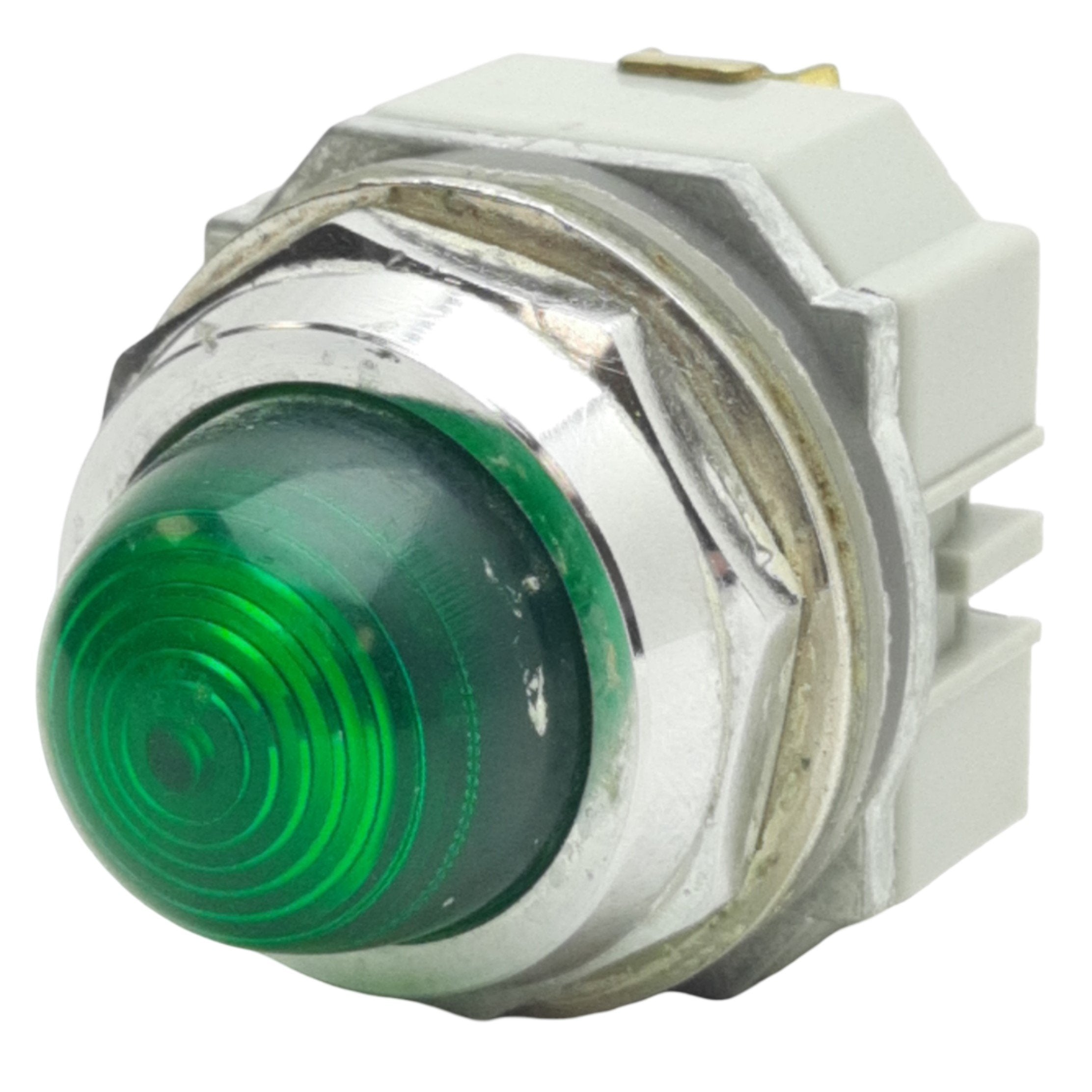 IDEC APD122DNUG Green Pilot Light ø30mm, Dome Lens, 24VAC/DC Rated Vol ...
