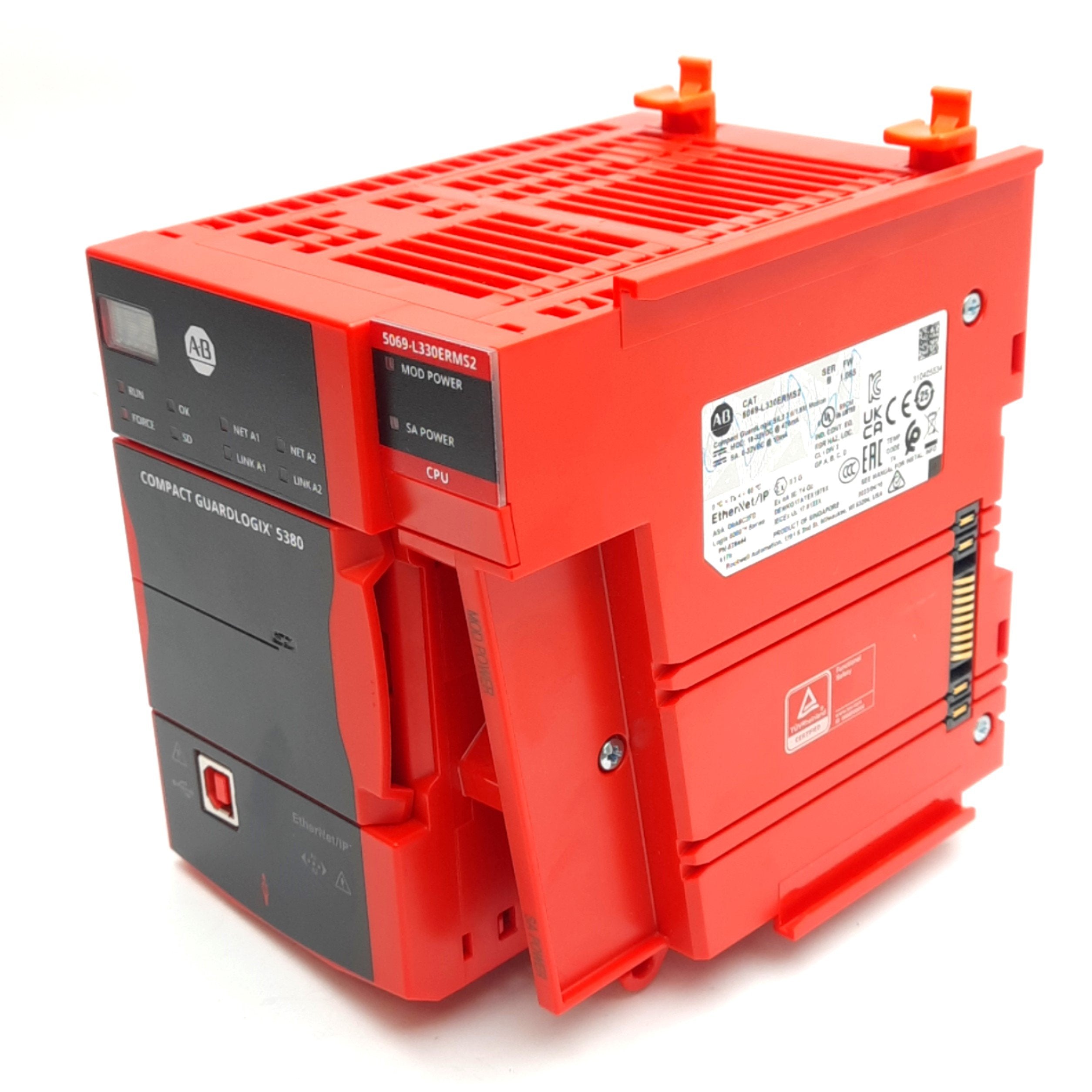 Allen Bradley 5069-L330ERMS2 Compact GuardLogix 5380 Safety Controller ...