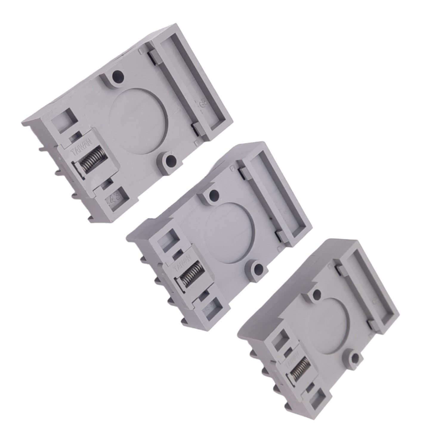 Lot of 3 IDEC SR2P-06 Relay Sockets, 8-Pin Octal, 300V 10A Max, DIN Ra ...