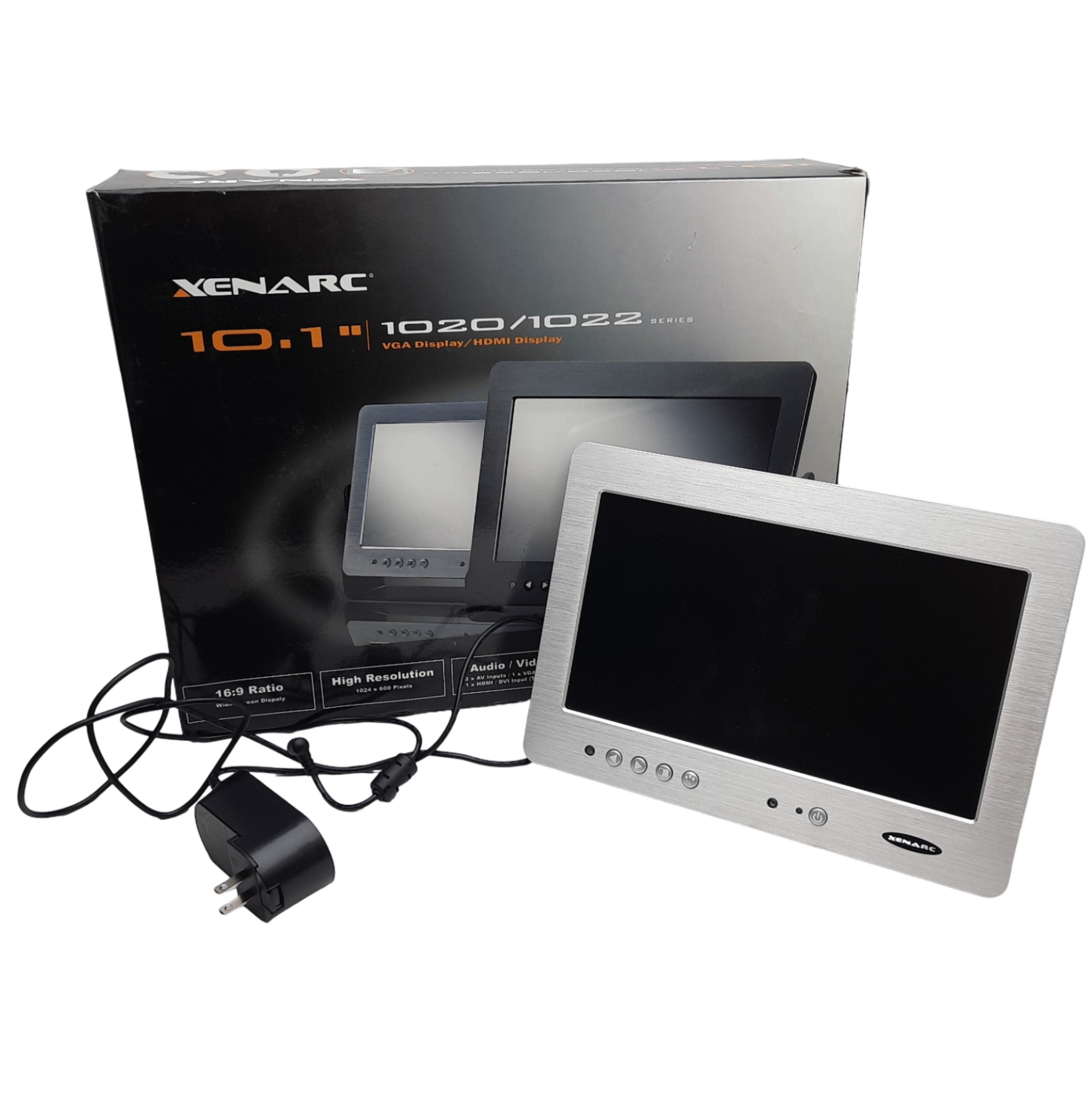 Xenarc 1020YH LCD Display Monitor 12VDC, 1280x800 *Missing Mounting Br ...