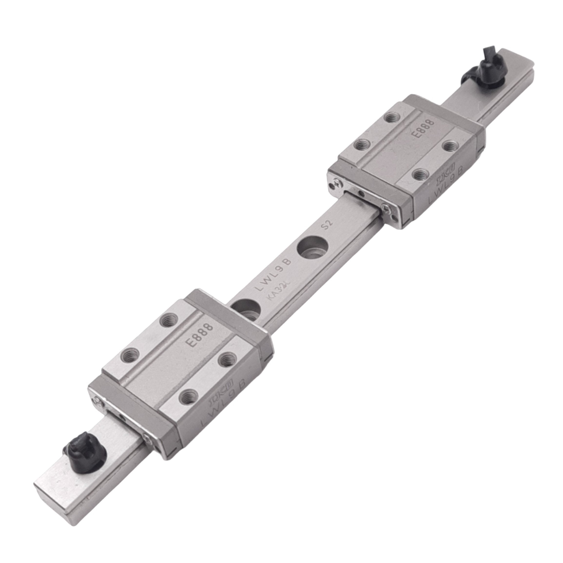 IKO LWL9B Linear Guide Block (2x) w/ 9x140mm Rail, 29x20mm Block, M3 ...
