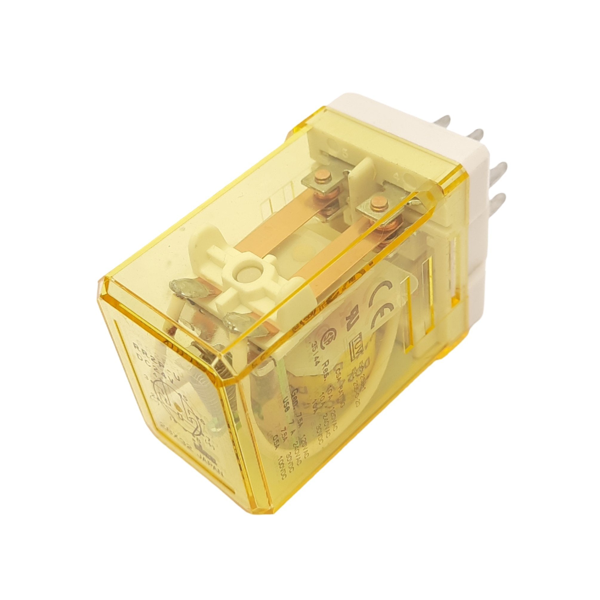 IDEC RR2P-UDC24V Plug-In Relay, DPDT, 8-Pin, 240VAC 10A Max, 24VDC Coi ...