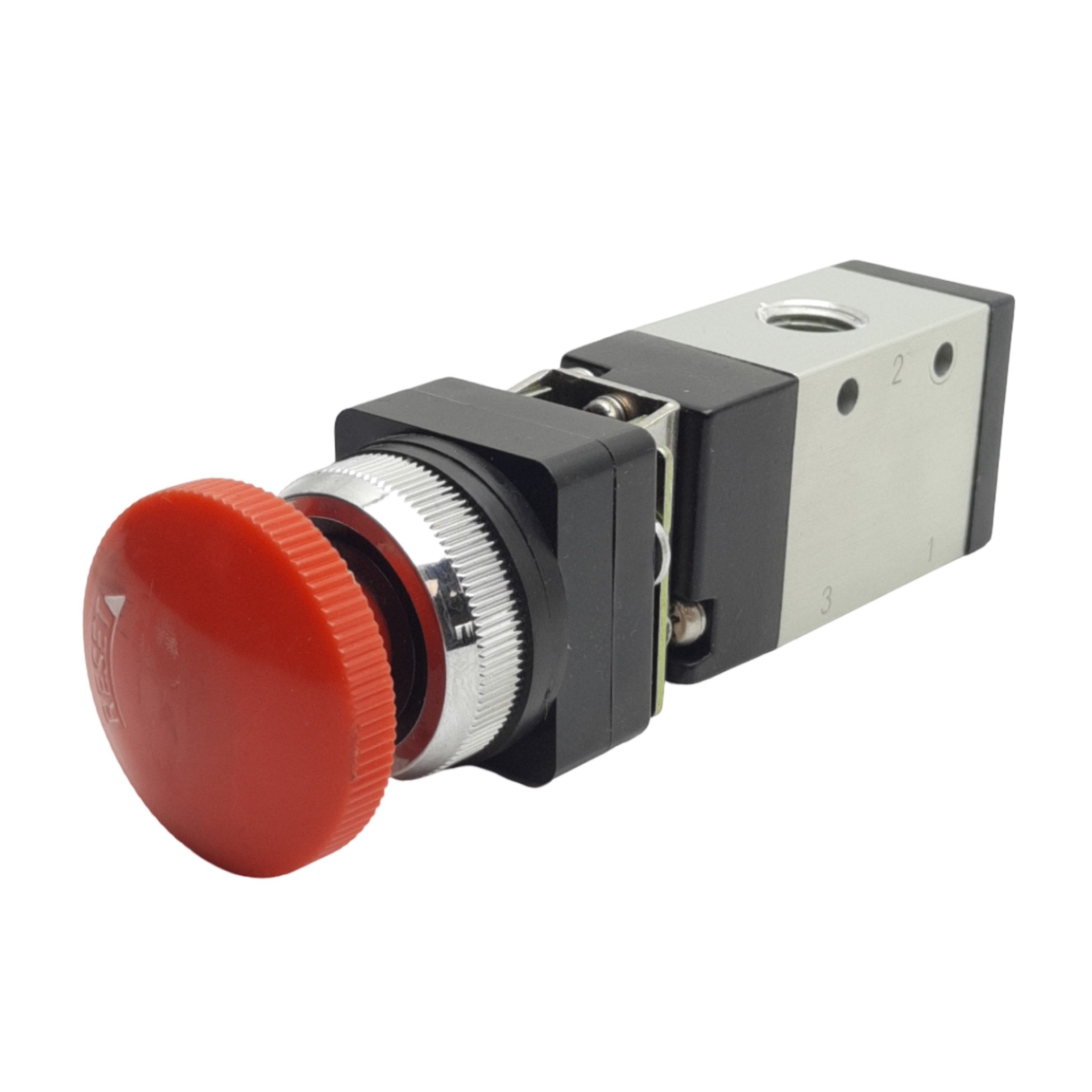 Ingersoll Aro M252HS-15 Pneumatic Pushbutton Valve, 3/2 Way, 1/4in NPT ...