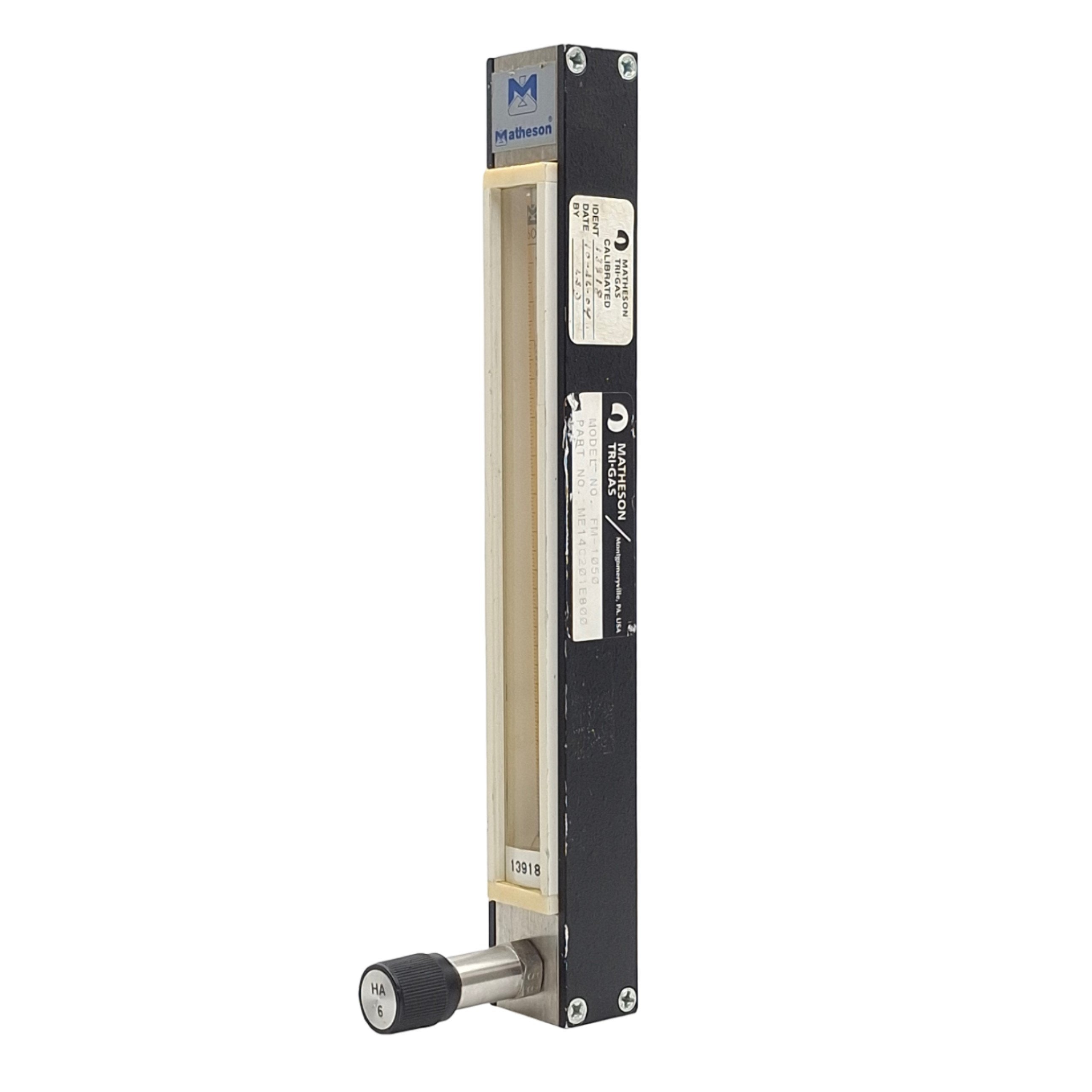 Matheson ME14C201E800 FM-1050 Flow Meter, 5-150SLPM Co2*No Valve/Seal ...