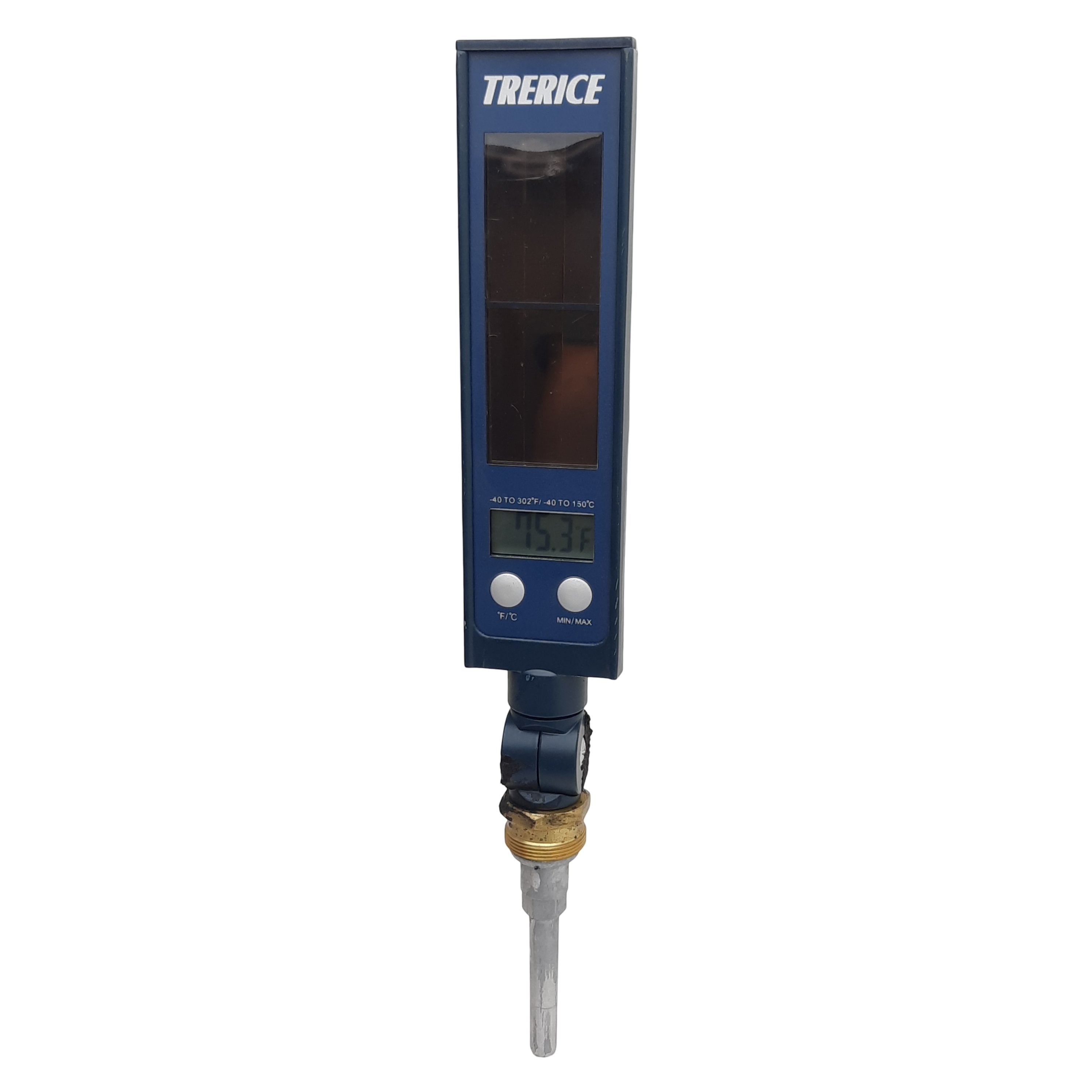 Trerice SX9140305 Solar Power Digital Thermometer, -40°~302°F/150°C, 3 ...
