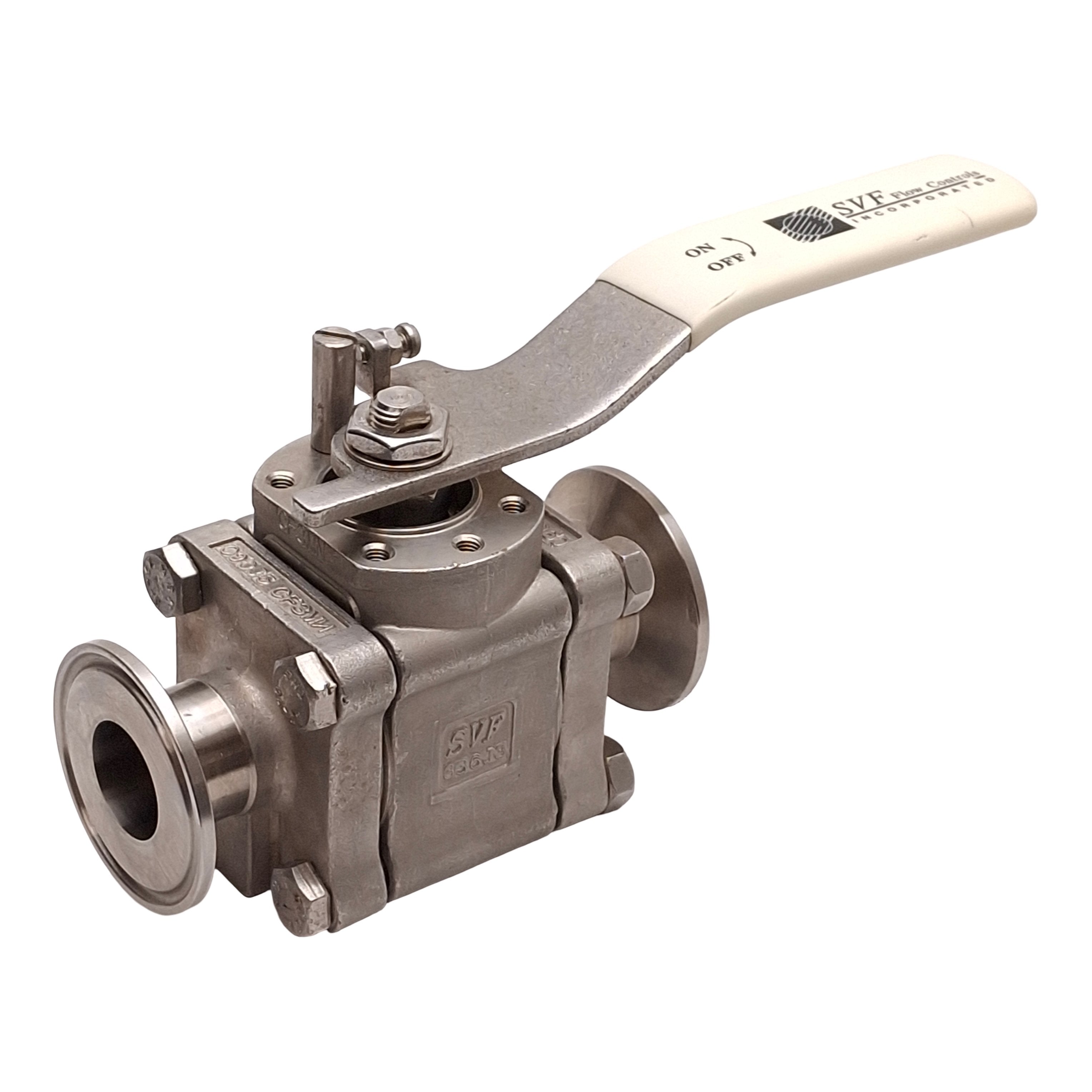 SVF SBC76666ATTR 1"-1500 SS Ball Valve w/ Handle, 1" Size, 1500PSI, 1 ...