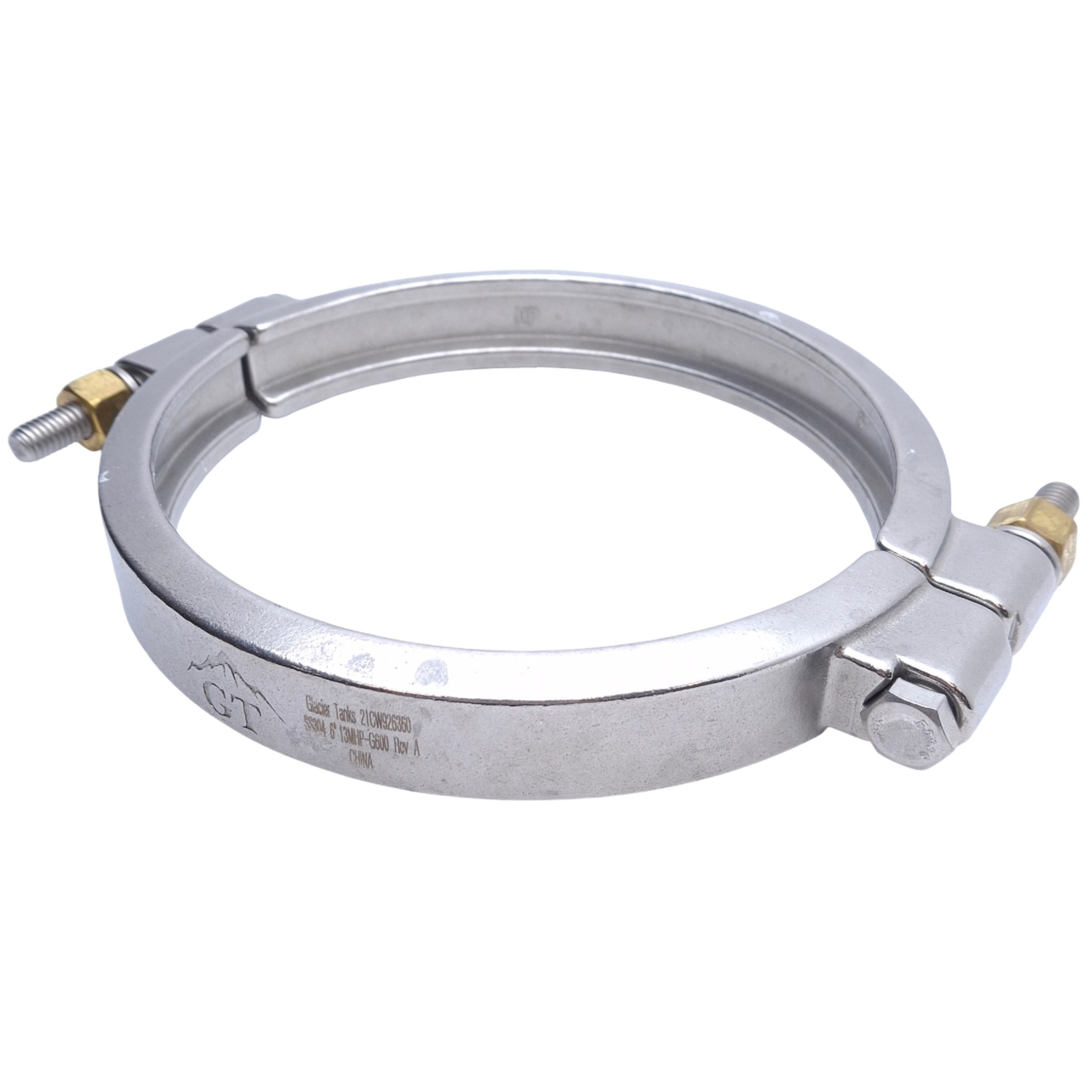 Glacier Tanks 13MHP-G600 Stainless Steel High Pressure Tri-Clamp 6in ...