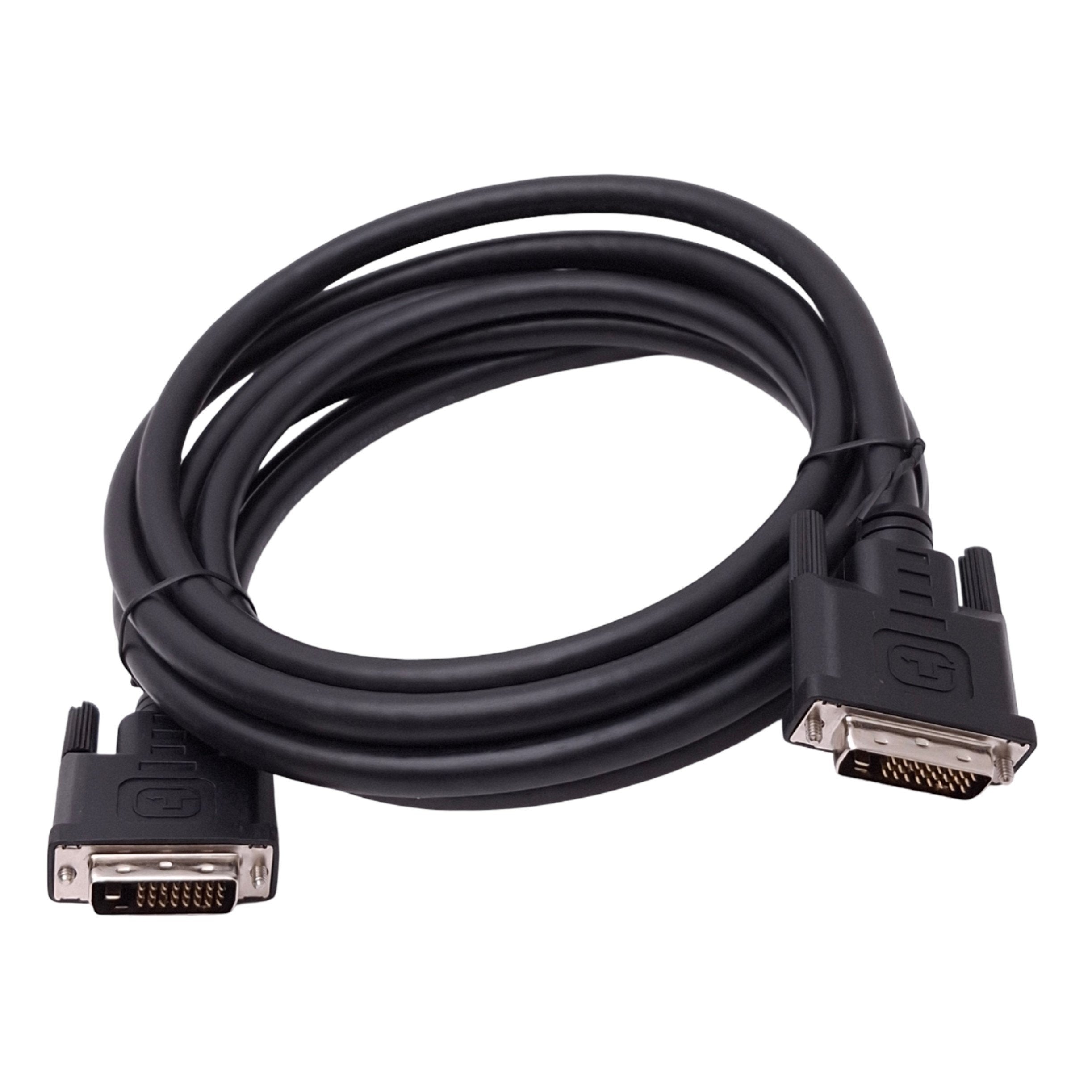 Qualtek 1321027-10 Dual Link Video Cable, DVI-D (24+1) Male, 10ft Leng ...