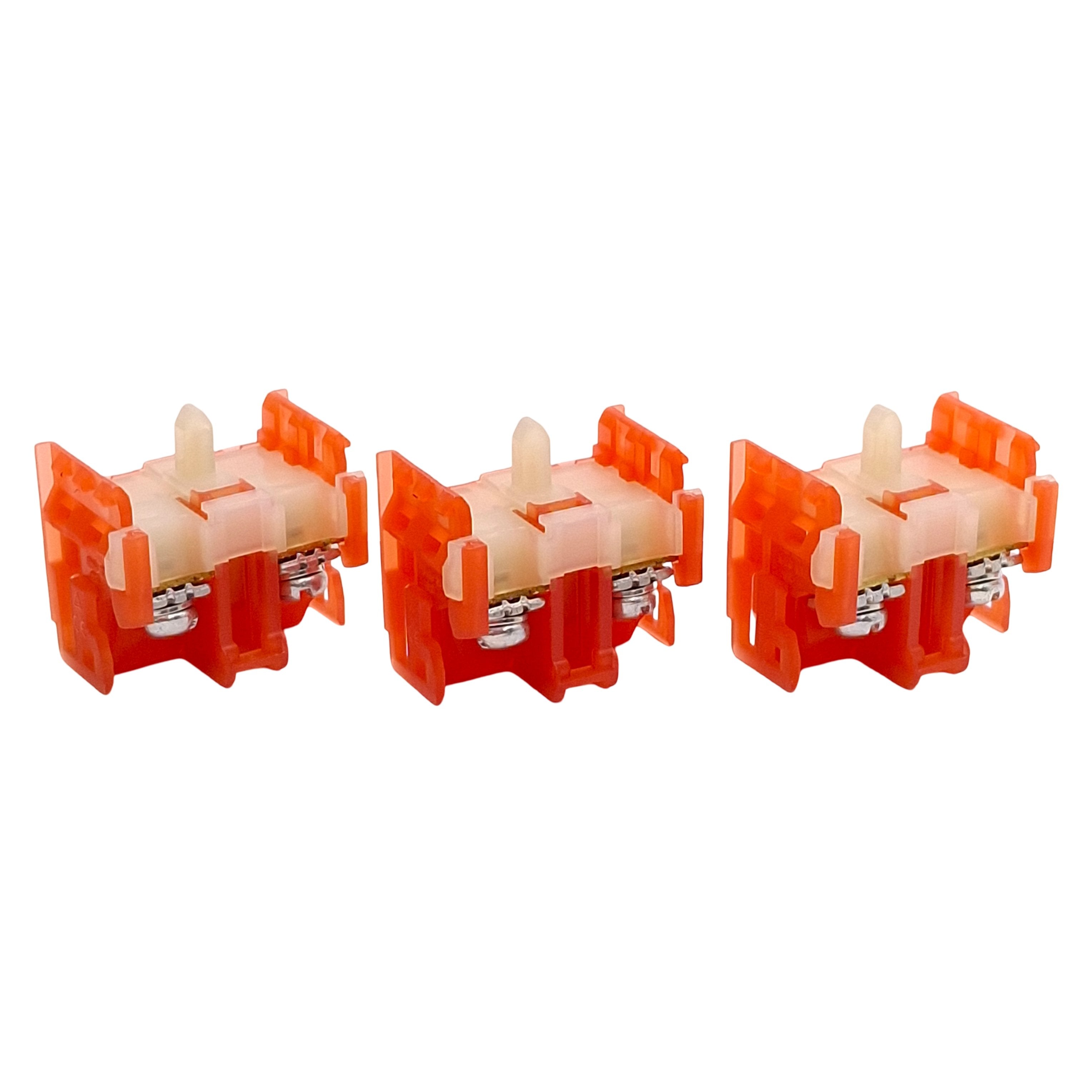 Lot of 3 Fuji Electric AR9B291 Contact Block, Normally Closed, 10A 600 ...