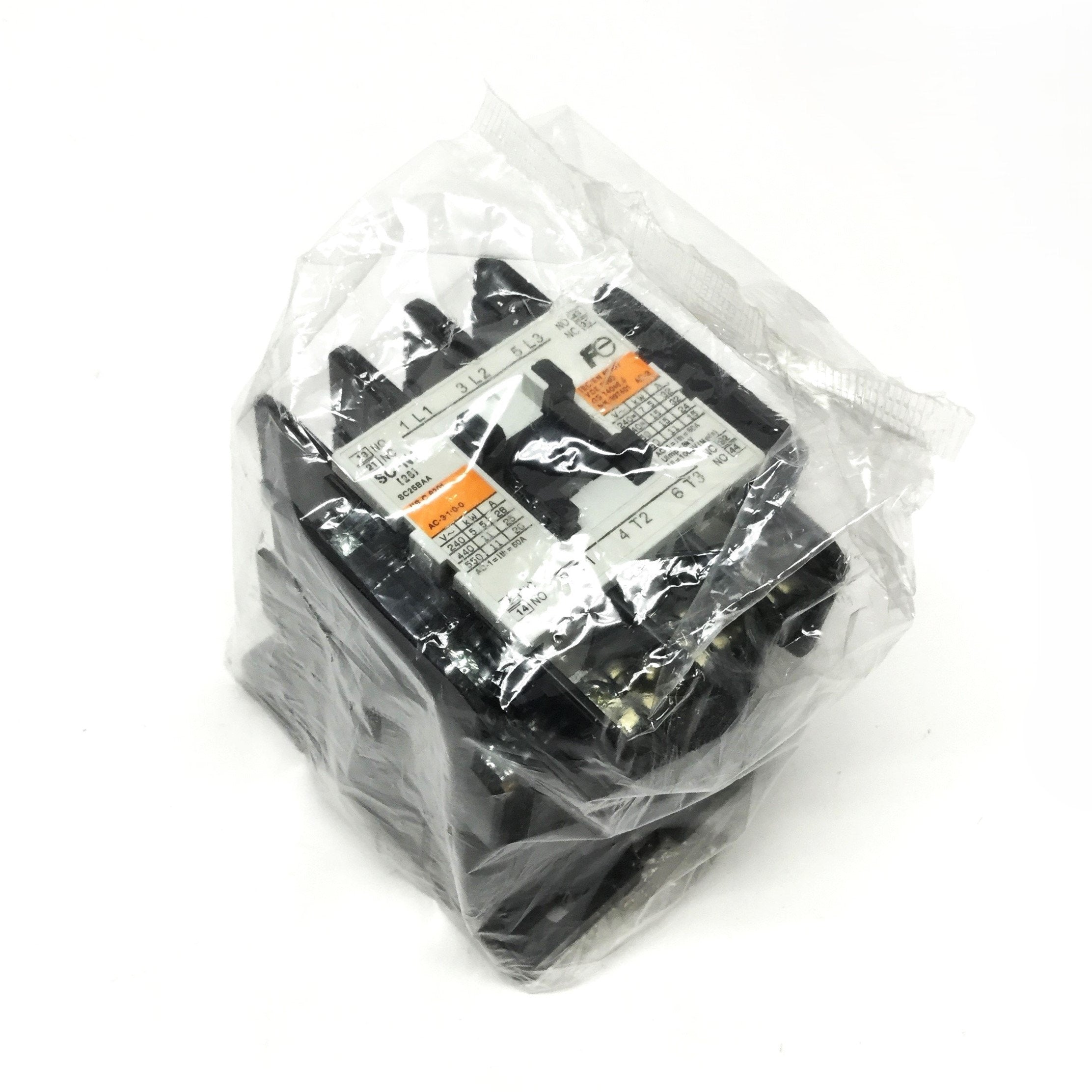 Fuji Electric SC-N1 Magnetic Contactor, 50A, 3-Pole, 2NO-2NC Aux, 100V ...