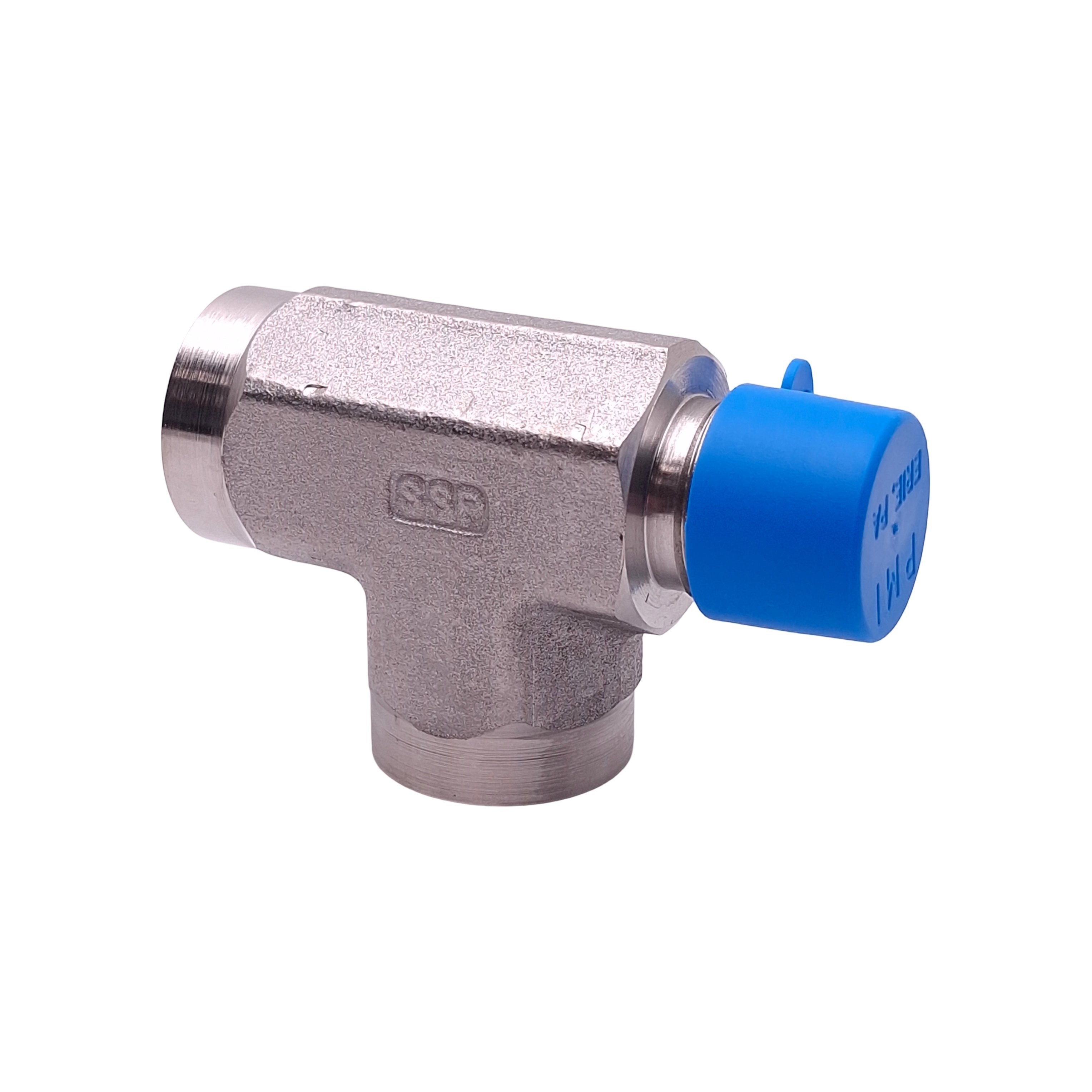 SSP 3/8FMF Male Run Tee Fitting, 3/8in x 3/8in Female NPT x 3/8in Male ...