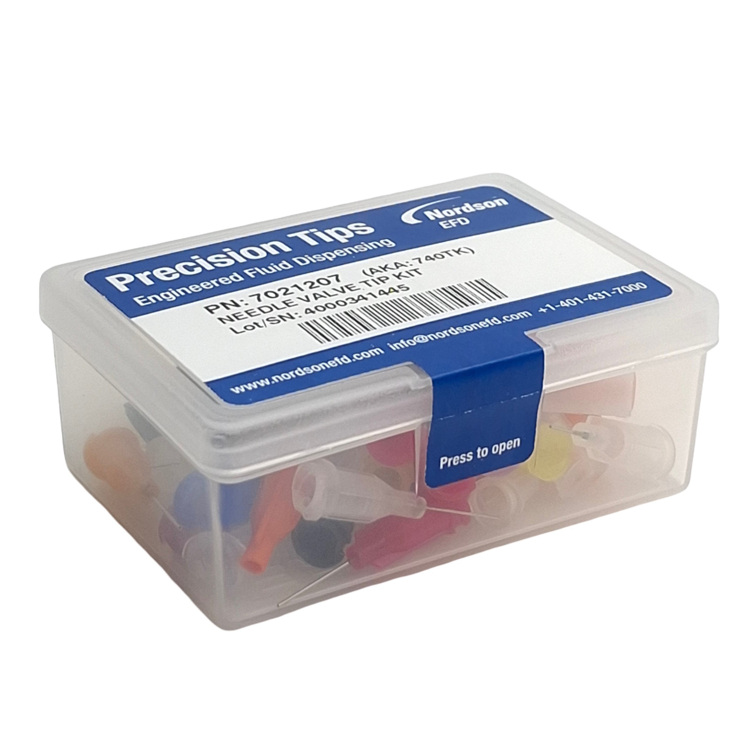 Nordson EFD 7021207 Engineered Fluid Dispensing Needle Valve Tip Kit ...