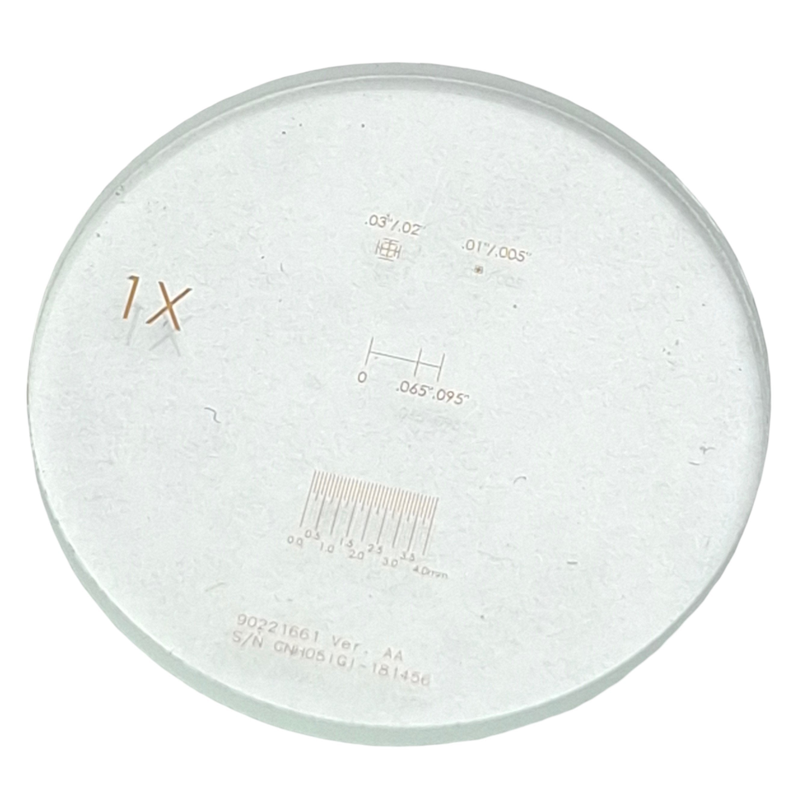 90221661 Microscope Eyepiece Graticule For 1X Magnification, ø30mm Siz ...