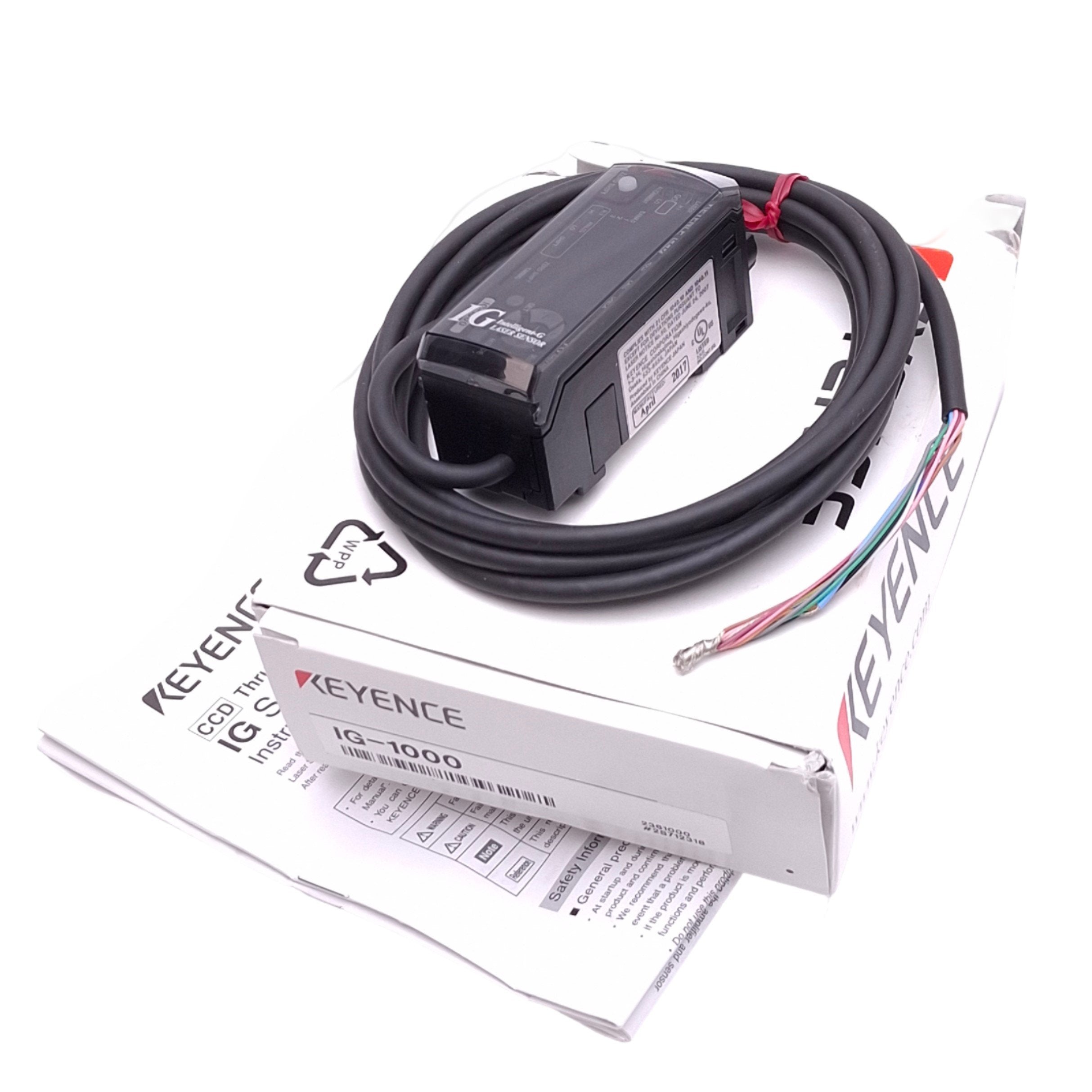 Keyence IG-1000 Laser Micrometer Amplifier Unit, 10-30VDC In, 4-20mA O ...