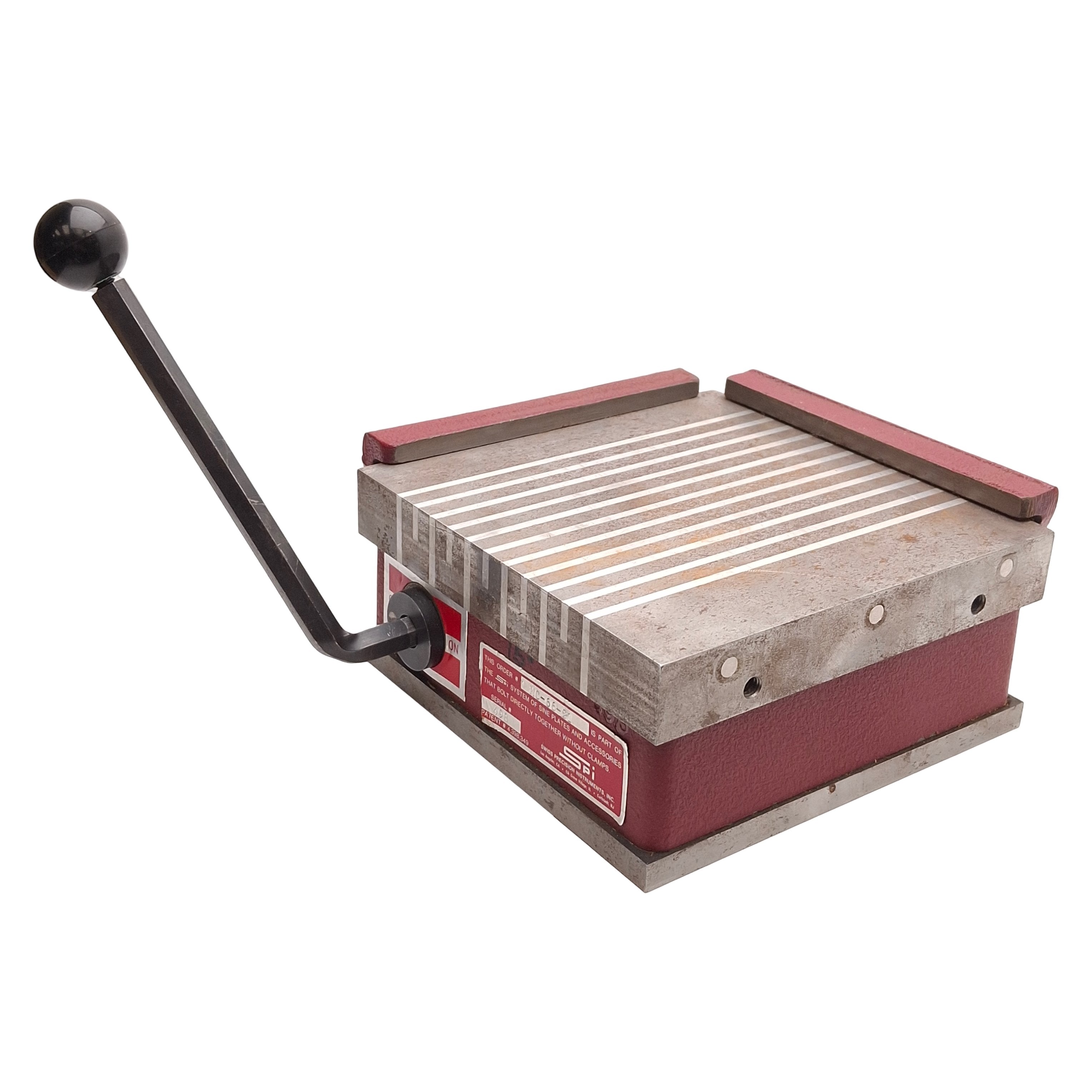 SPI MC-66-S1 SineSet Permanent Magnet Sine Plate Square Chuck, 6" x 6 ...