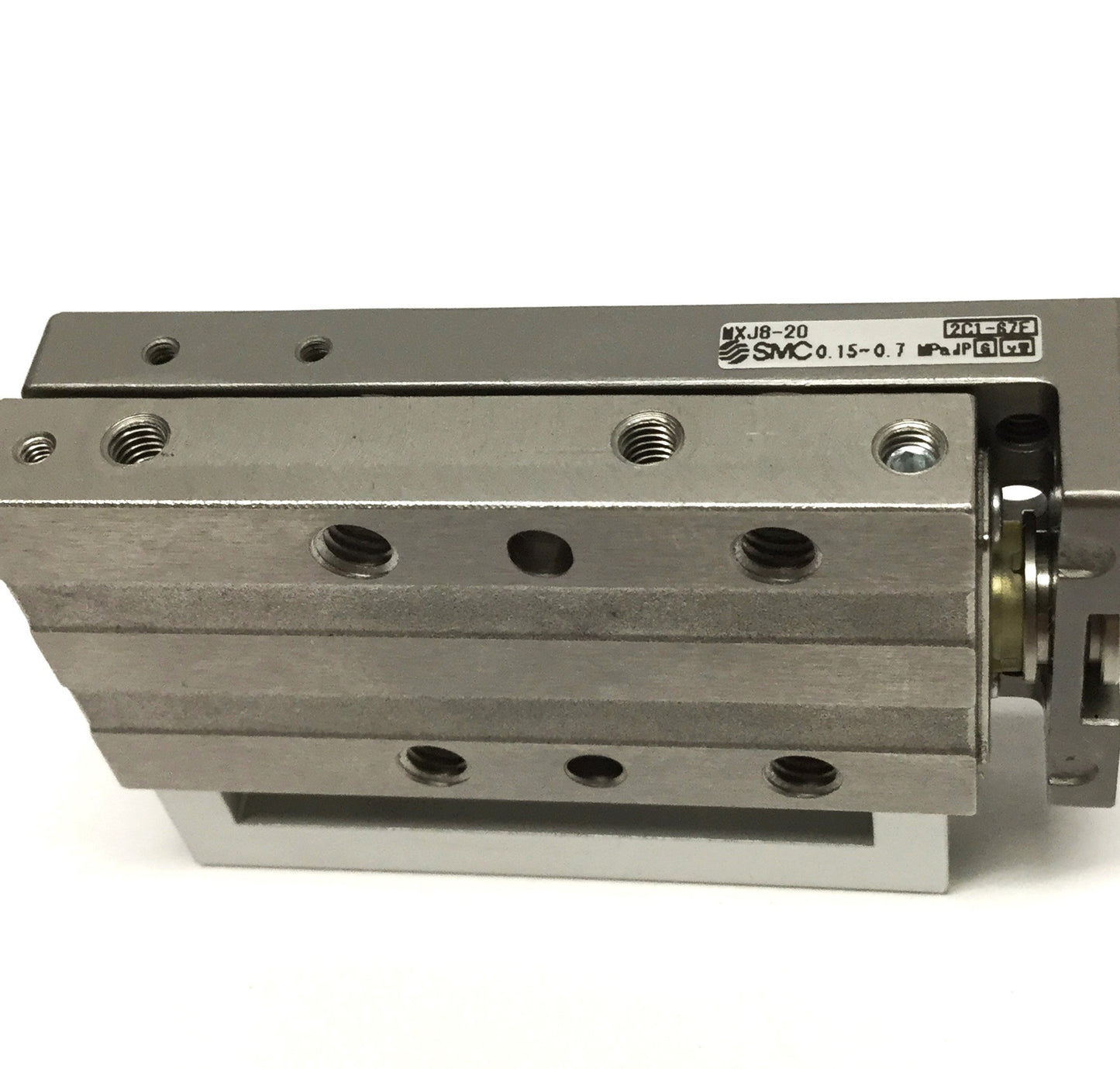 SMC MXJ8-20 Precision Air Slide Guided Cylinder Table, ⌀8mm Bore, 20mm ...